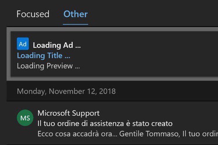 Microsoft affiche de la pub dans le logiciel mail de Windows 10 ...