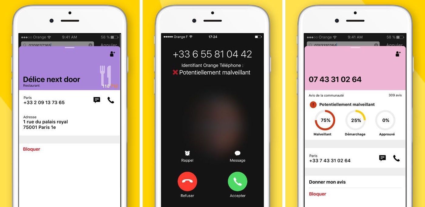 Orange Téléphone, une app anti-spam pour les clients de tous les ...