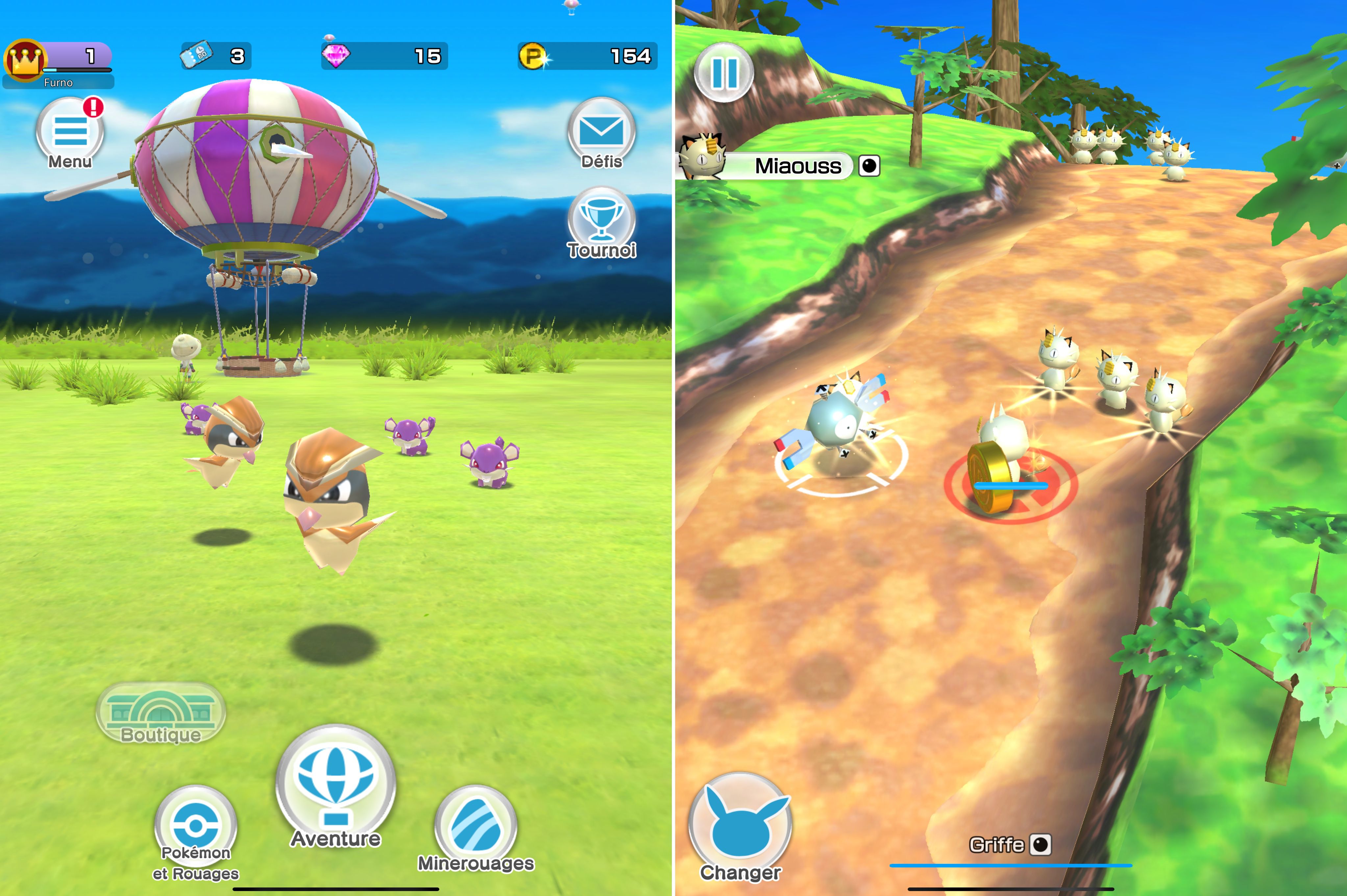 Pokémon Rumble Rush en pleine baston sur iOS - iGeneration