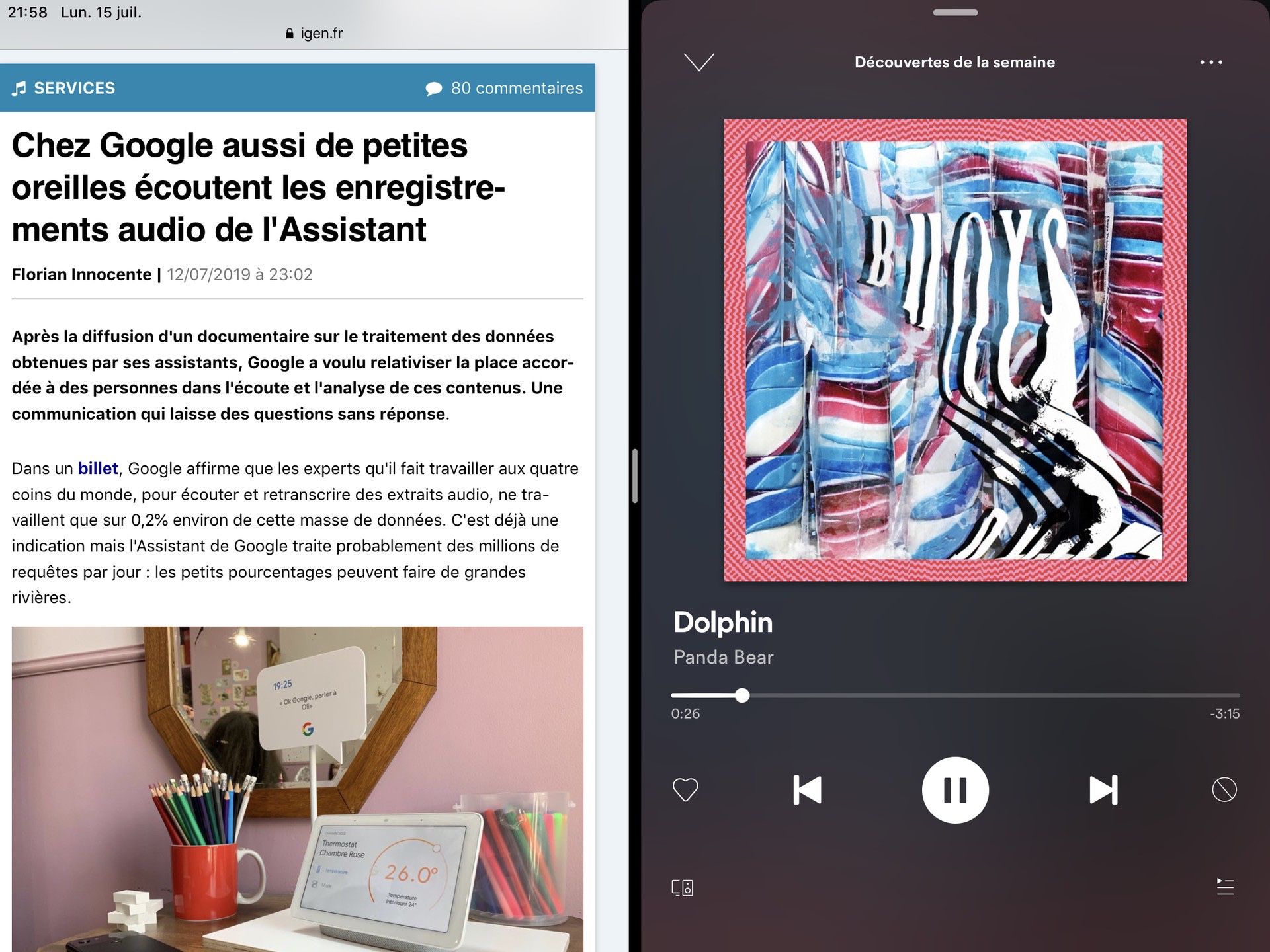 Spotify partage enfin son interface sur les iPad - iGeneration