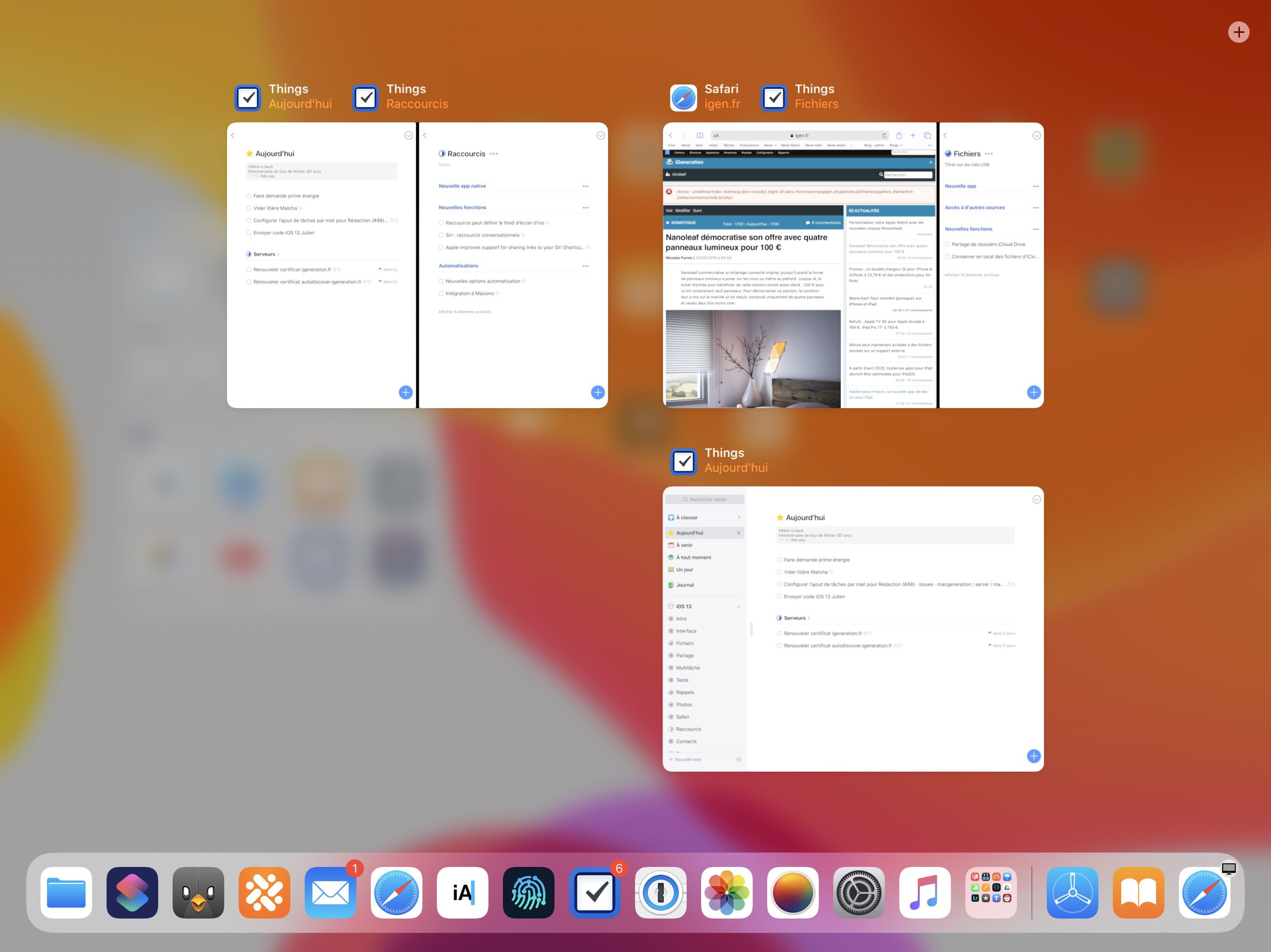 Things gère les principales nouveautés d’iOS 13 et iPadOS 13 - iGeneration