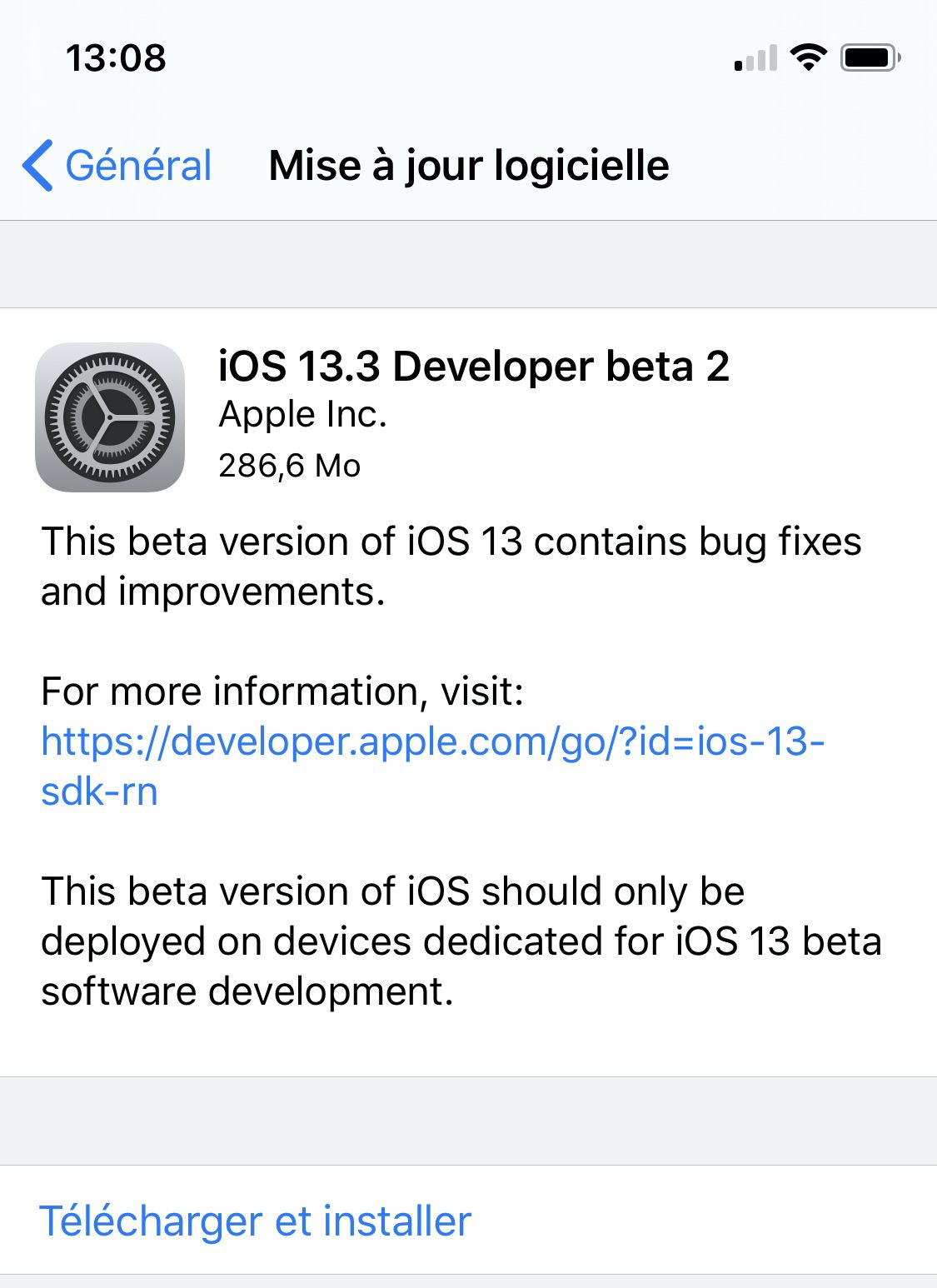 iOS 13.3 : la bêta 2 disponible pour les développeurs - iGeneration