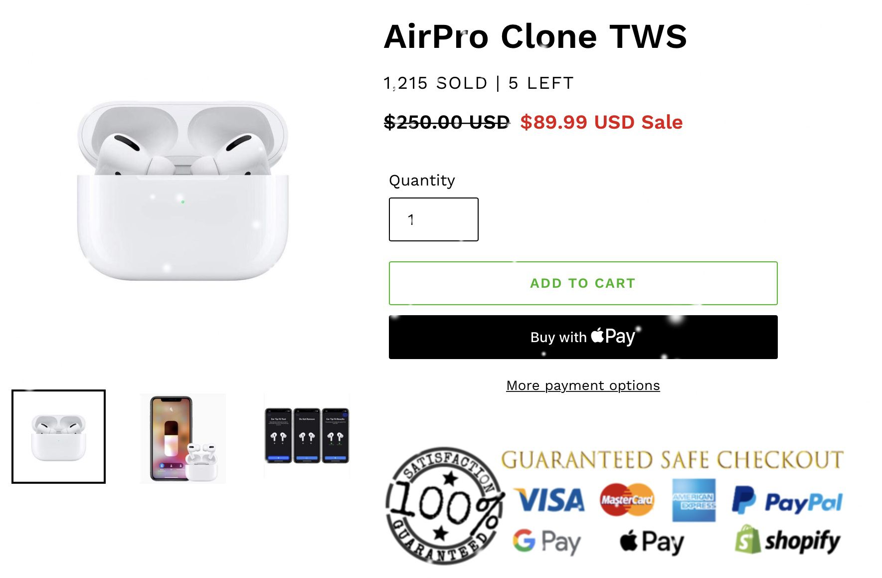 Les Airpods Pro Clonés Sont Déjà Disponibles Watchgeneration