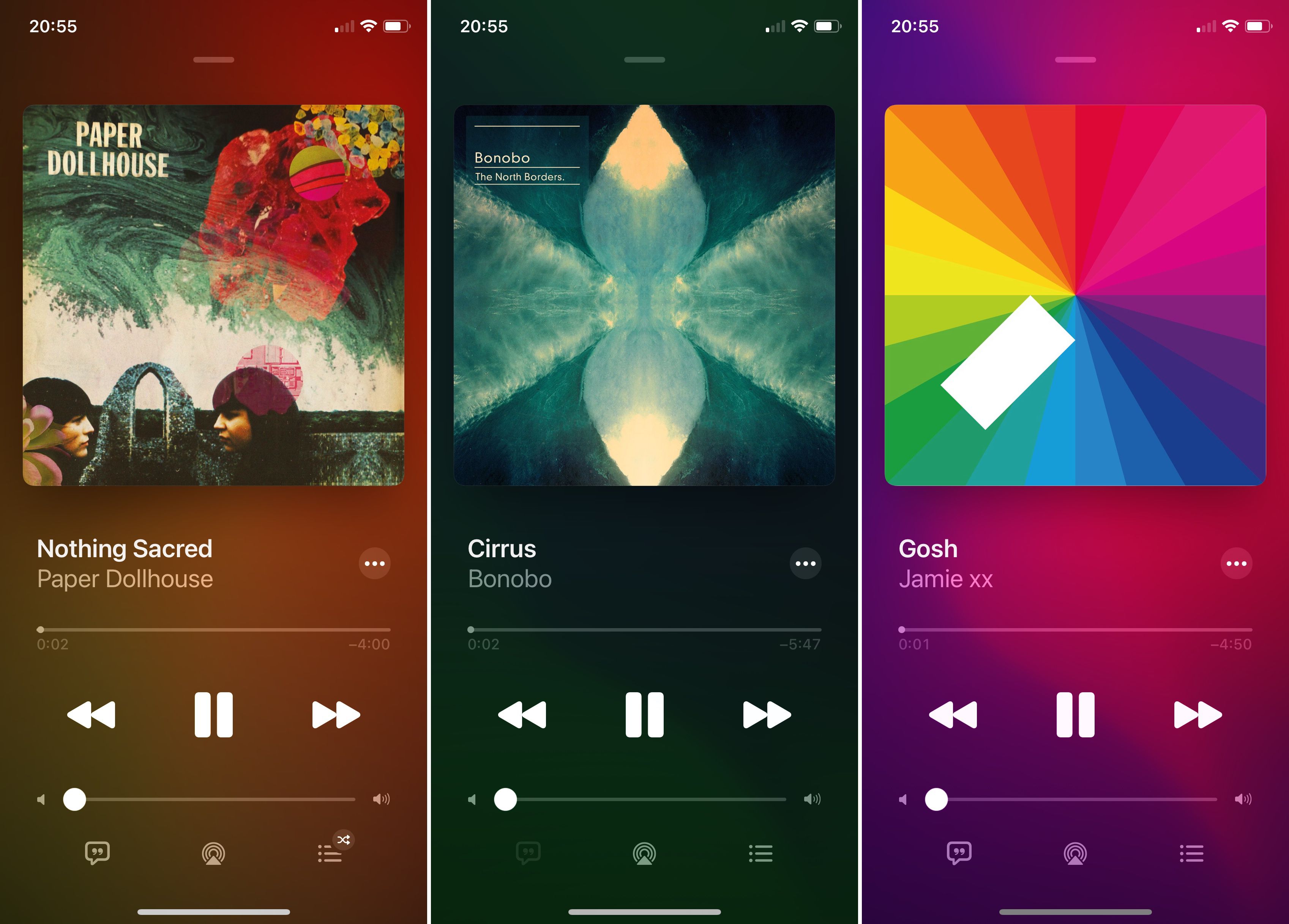 iOS 14 : un onglet Ecouter dans Apple Music, et un lecteur audio qui ...