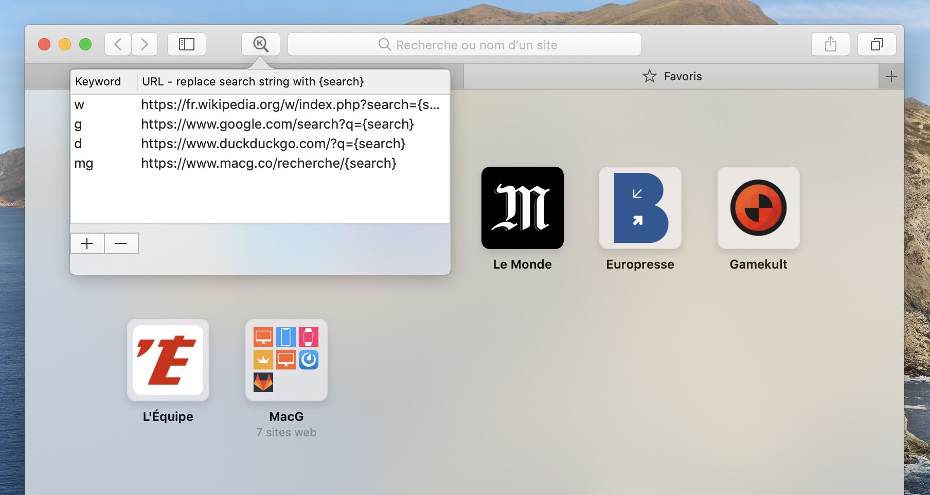 Safari : accélérez vos recherches sur différents moteurs avec Search ...
