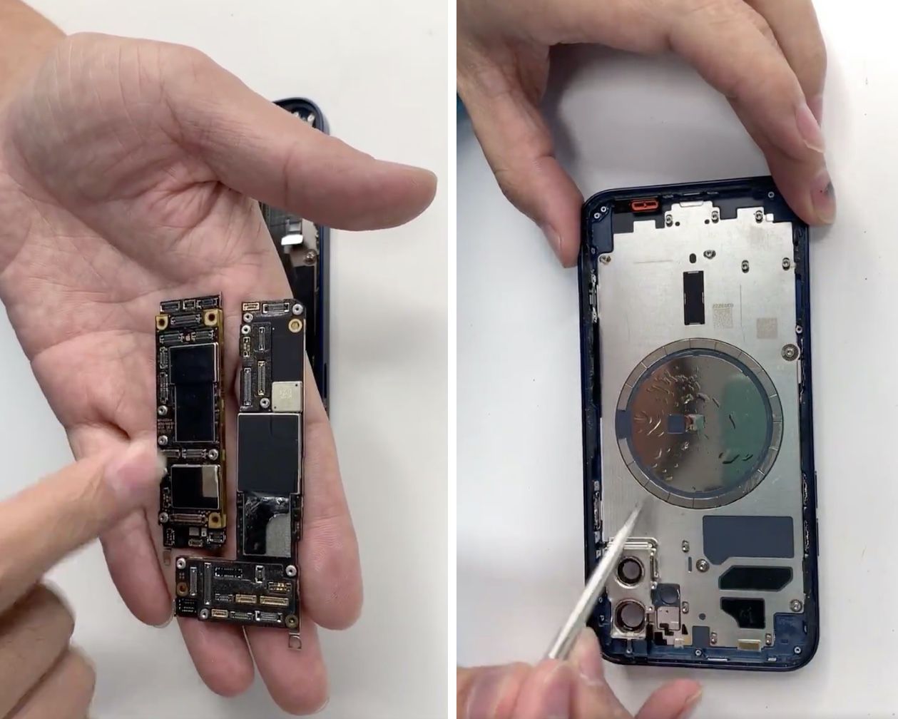 Premier coup d'œil à l'intérieur de l'iPhone 12 - MacGeneration