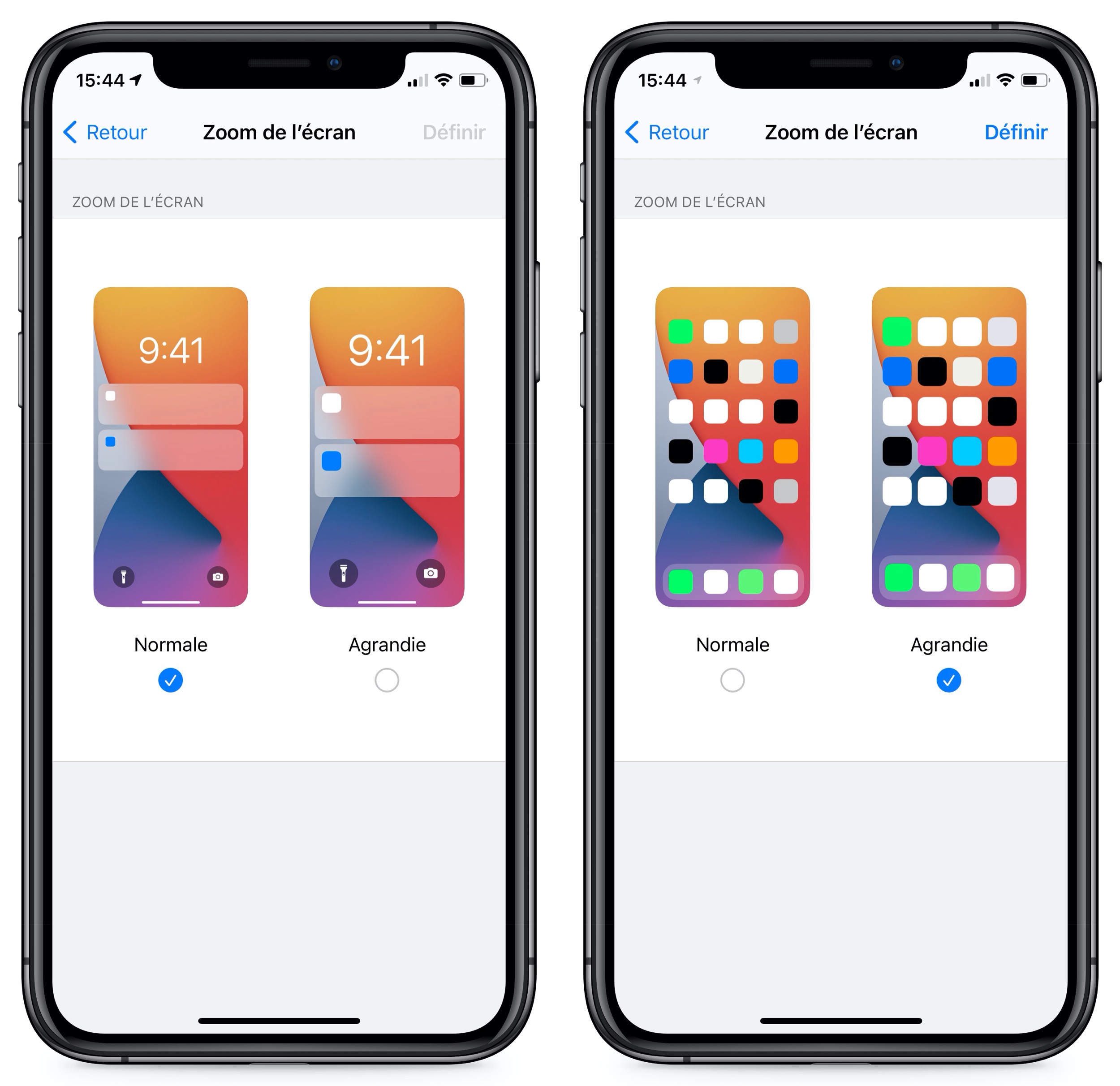 Accessibilité : iOS 14 apporte le mode « zoom de l'écran » sur les ...