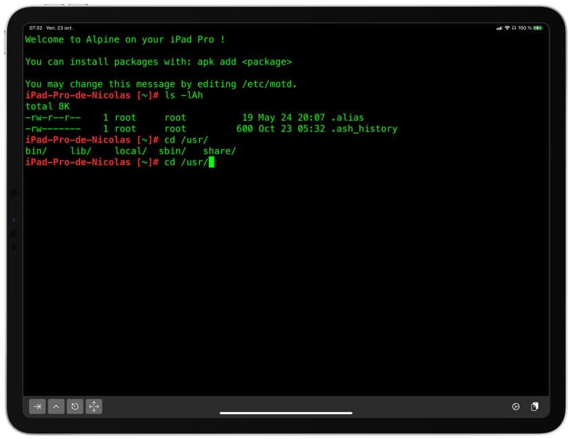 iSH apporte son terminal UNIX sur l’App Store 🆕 - iGeneration