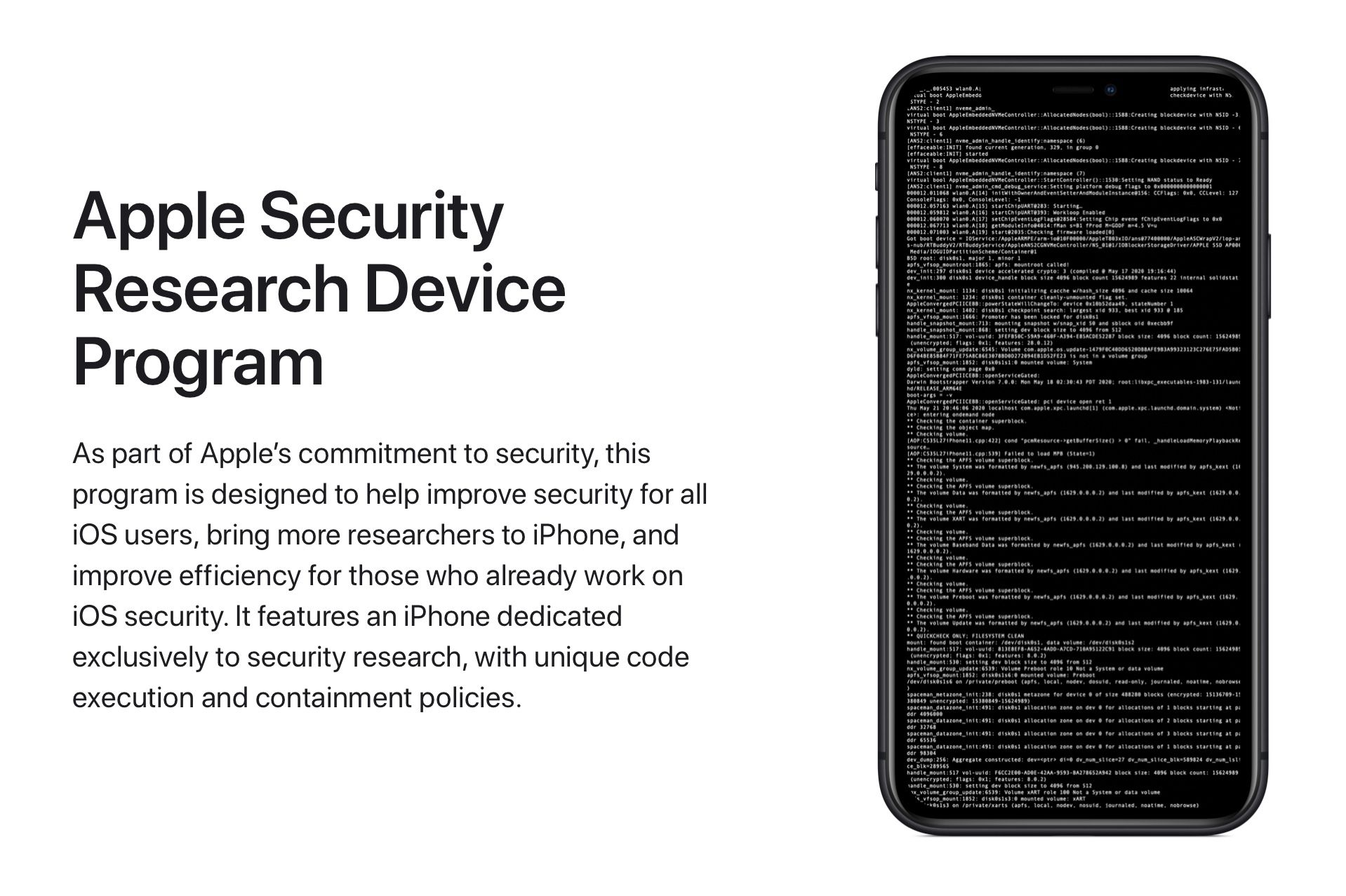 Les premiers iPhone SRD vont être envoyés aux chercheurs en sécurité ...