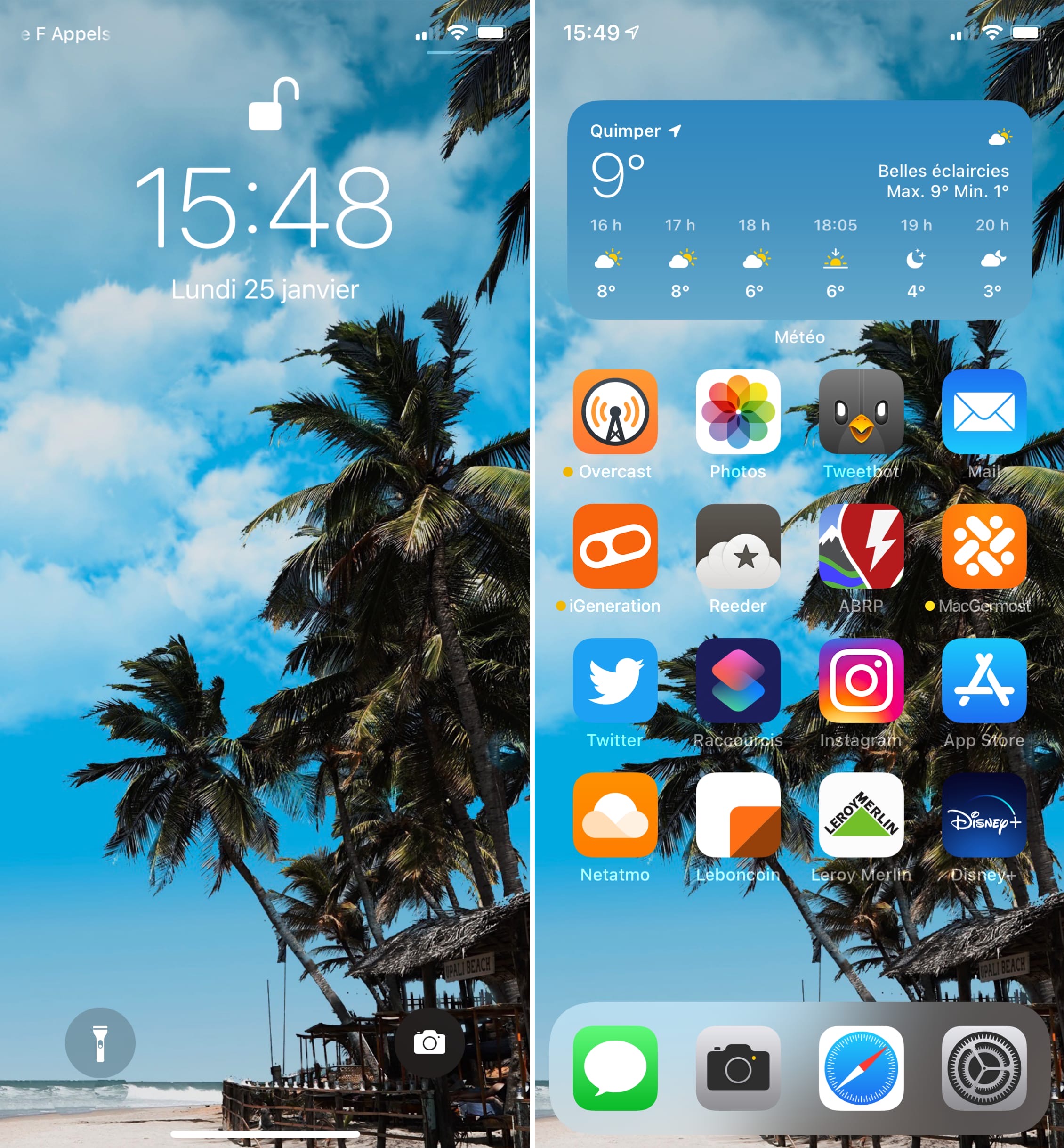 Raccourcis : WeatherWalls signale la météo en changeant le fond d’écran ...