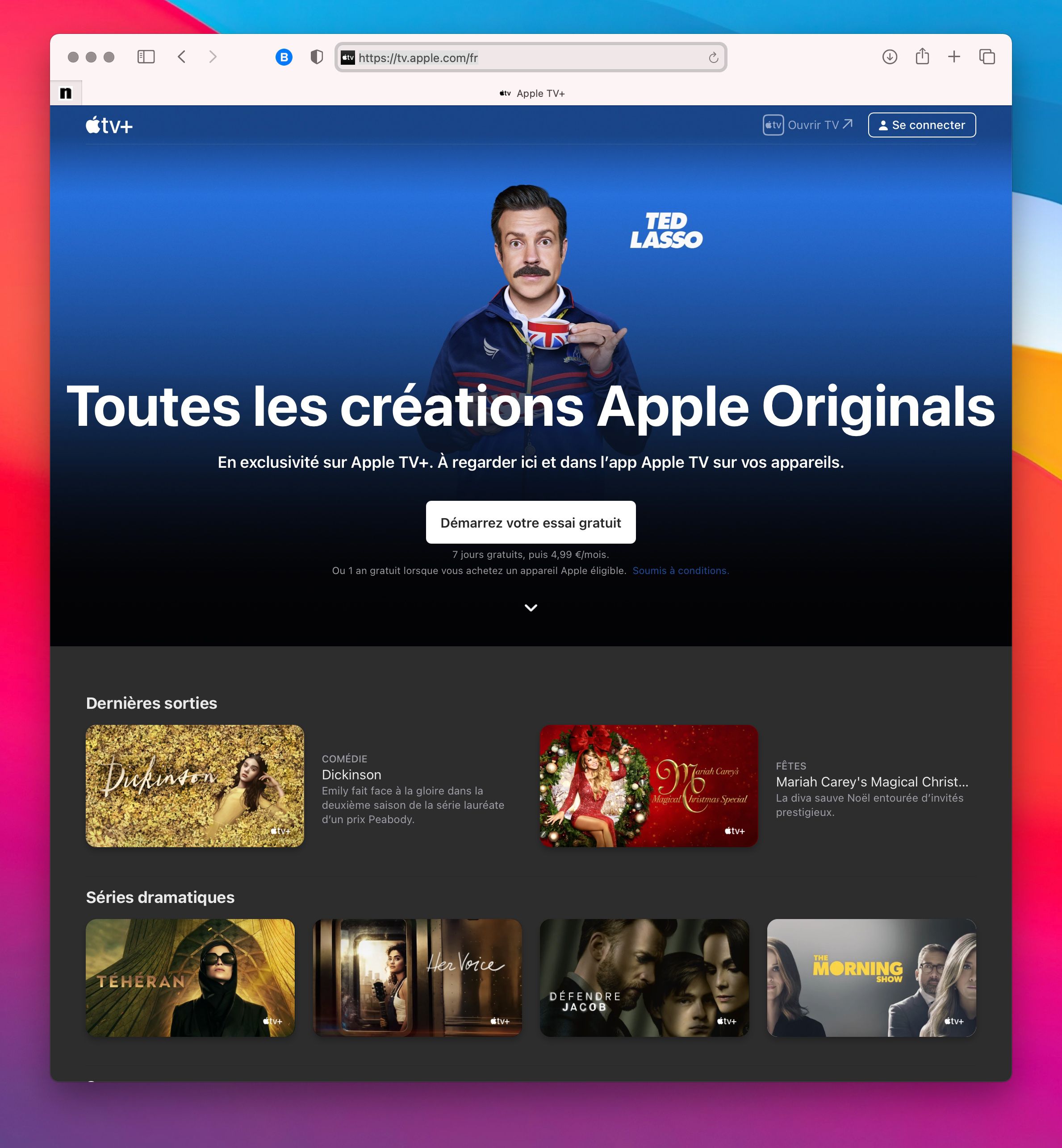 Apple rafraîchit enfin le site web d'Apple TV+ - iGeneration