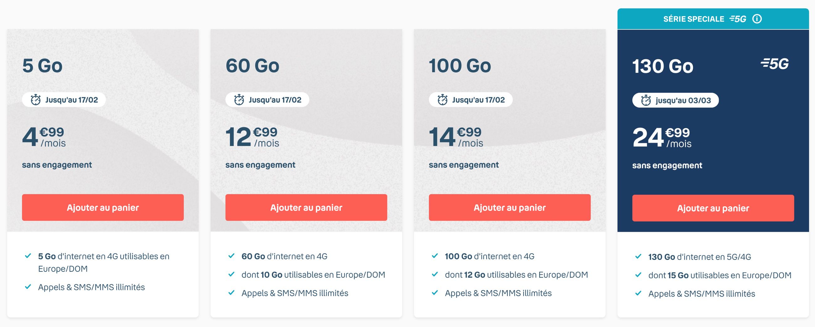 De timides forfaits 5 Go à 5 €/mois chez SFR RED et B&You - iGeneration