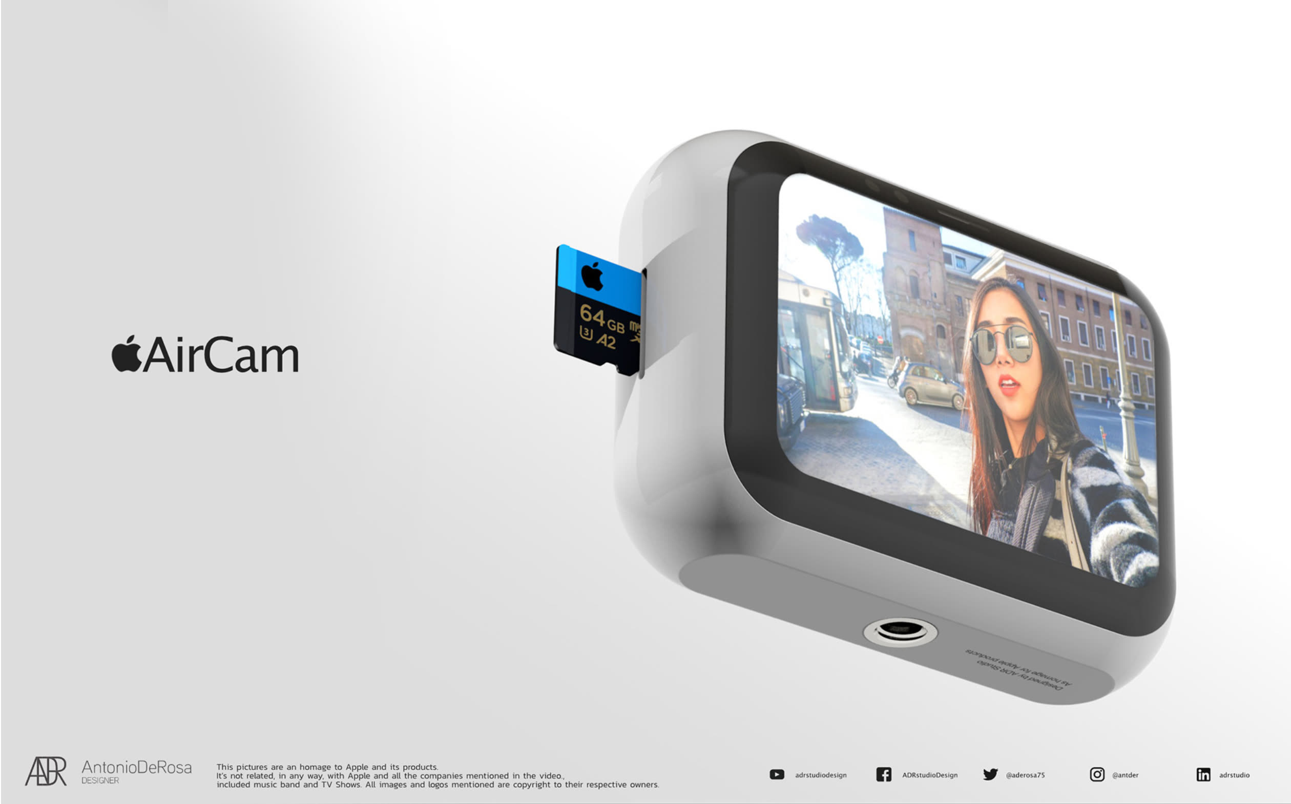 AirCam, un concept sympa pour une petite caméra Apple - MacGeneration