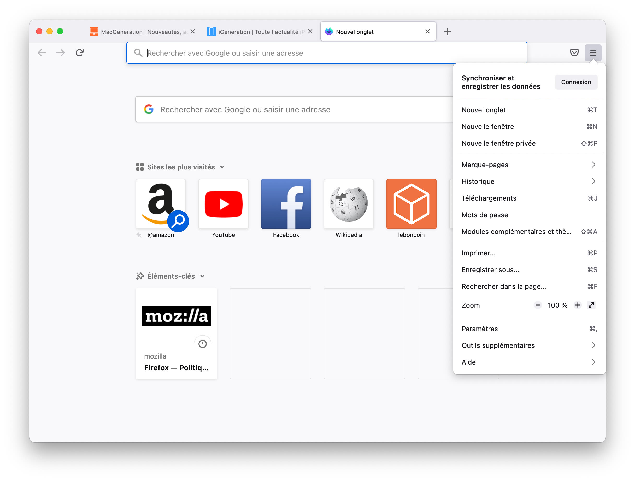 Firefox : une nouvelle interface plus légère arrive bientôt - MacGeneration