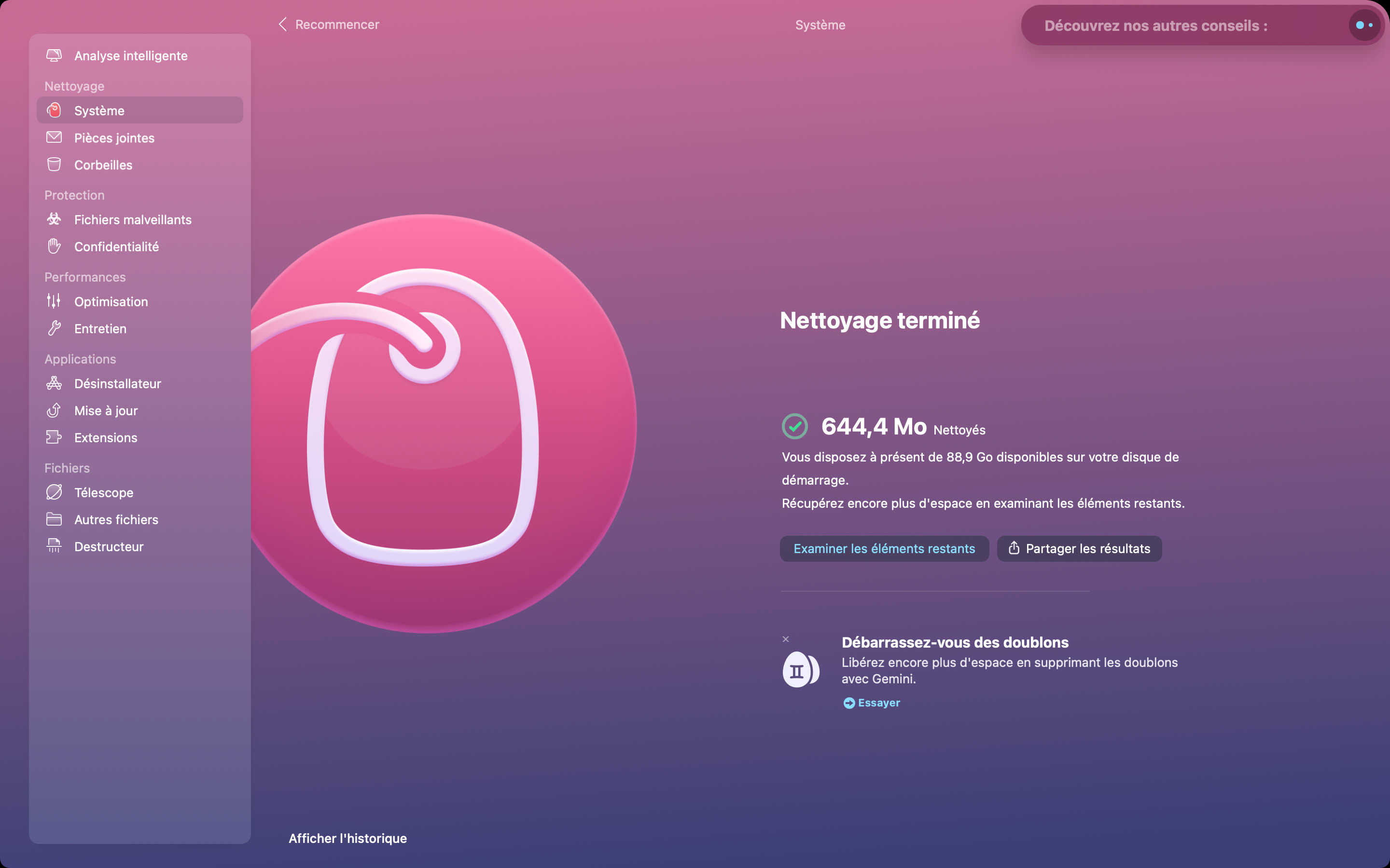 CleanMyMacX : l'app de nettoyage fait peau neuve, et prend désormais en charge les Mac M1 📌 ...