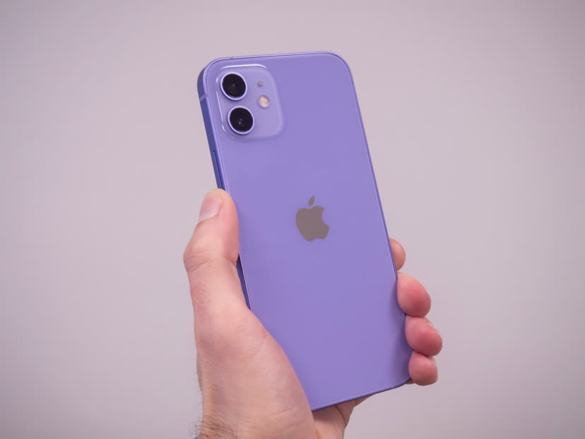 Aperçu de l'iPhone 12 mauve et des coques violettes - iGeneration