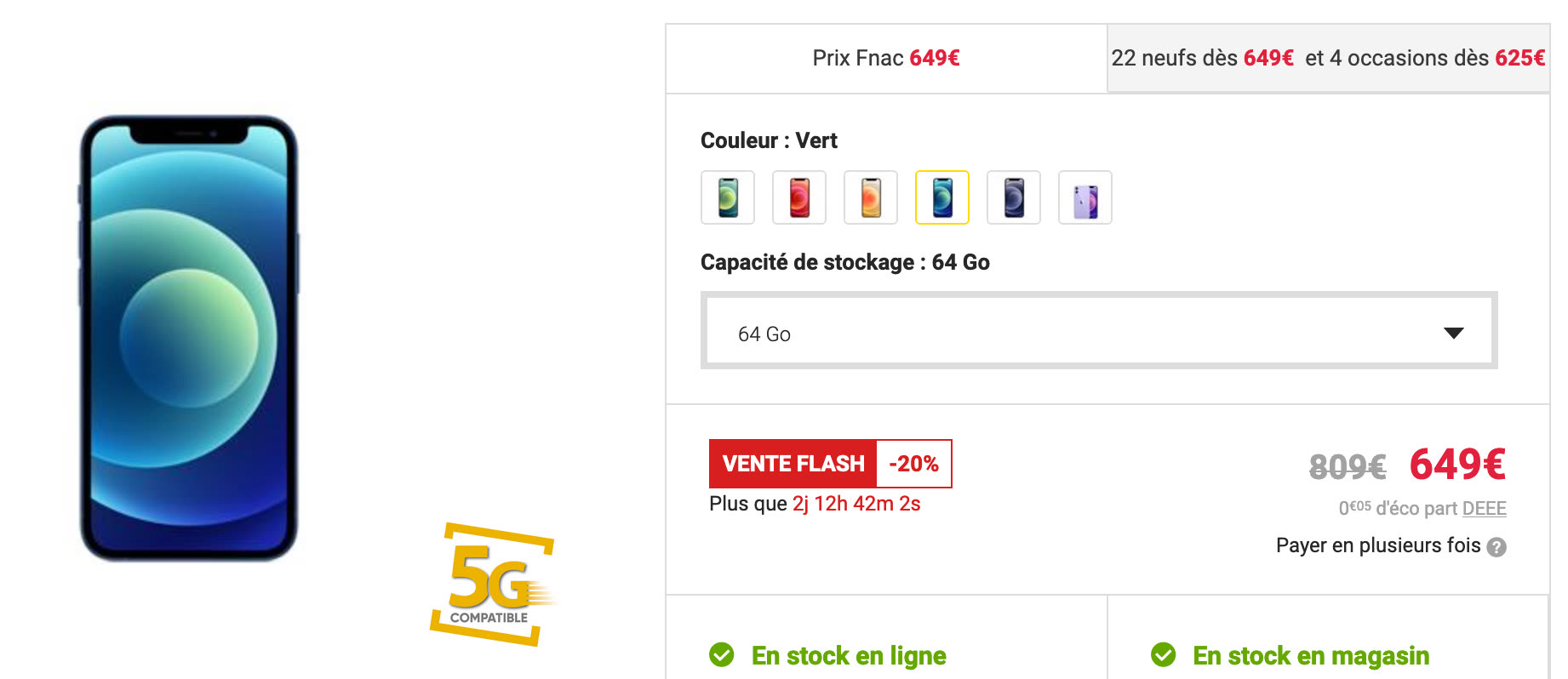Promo : l'iPhone 12 mini à 649 €, son meilleur prix - iGeneration
