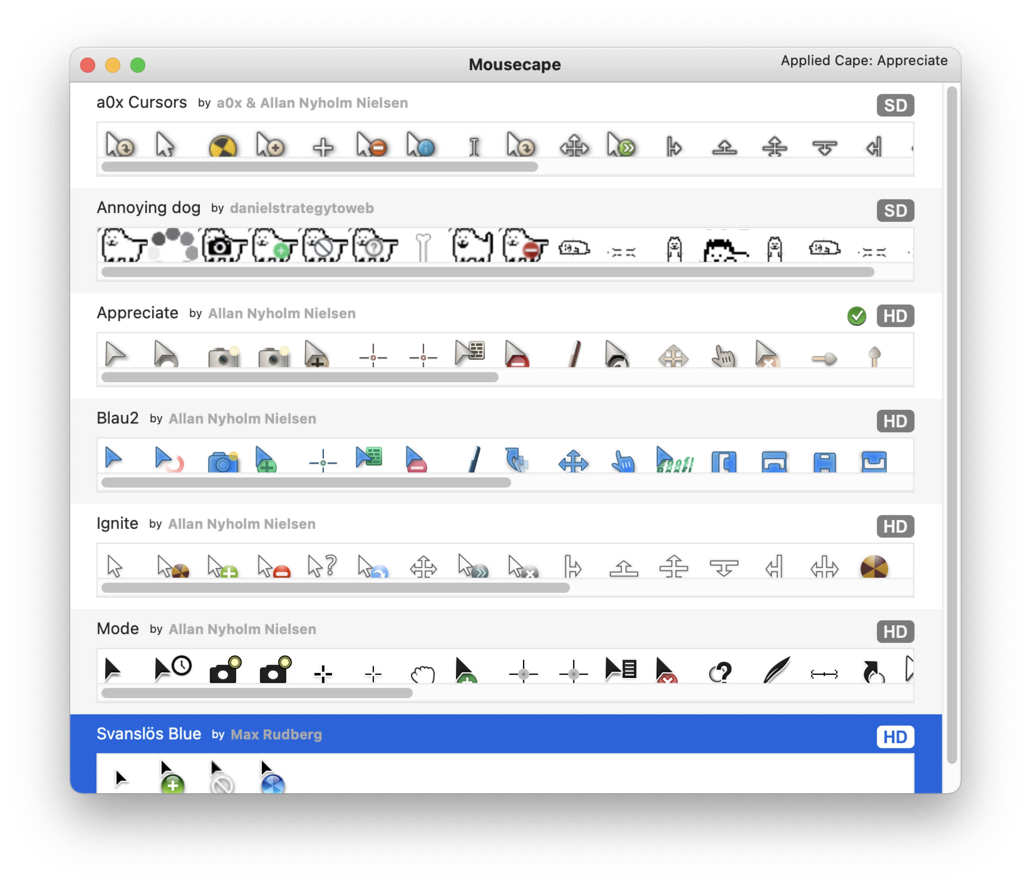 Mousecape, un logiciel pour personnaliser son curseur sur macOS ...