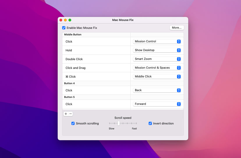 Mac Mouse Fix apporte les fonctions des trackpads aux souris classiques ...