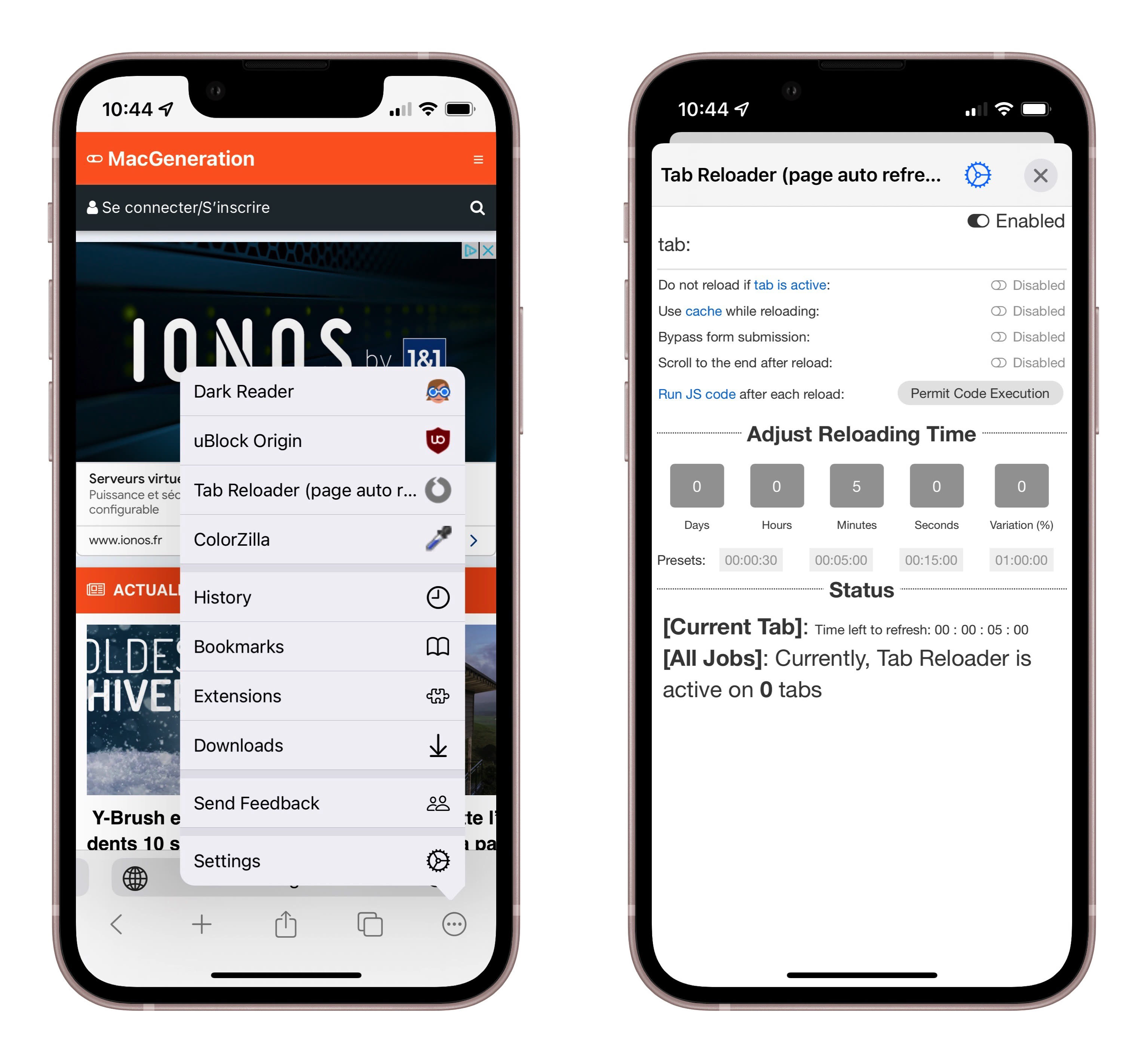 Orion, un navigateur iOS prometteur ouvert aux extensions Chrome et ...