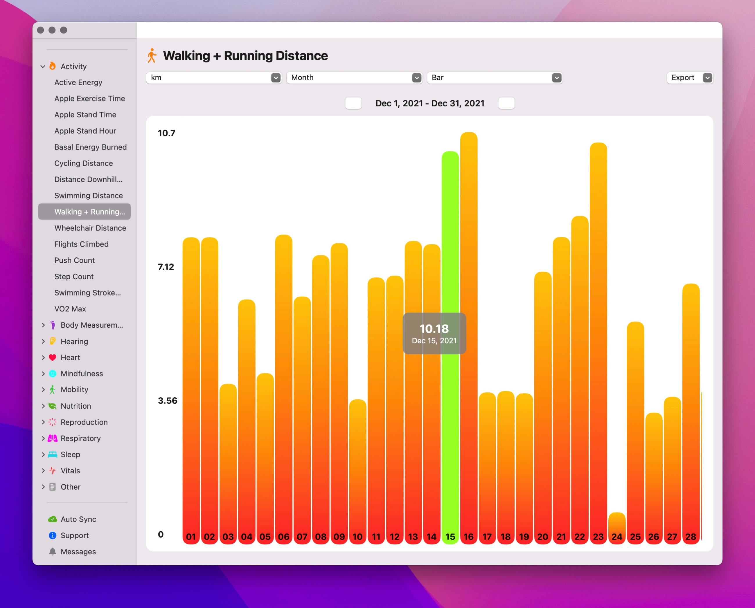 Health Auto Export : visualiser et exporter les données des apps Forme ...