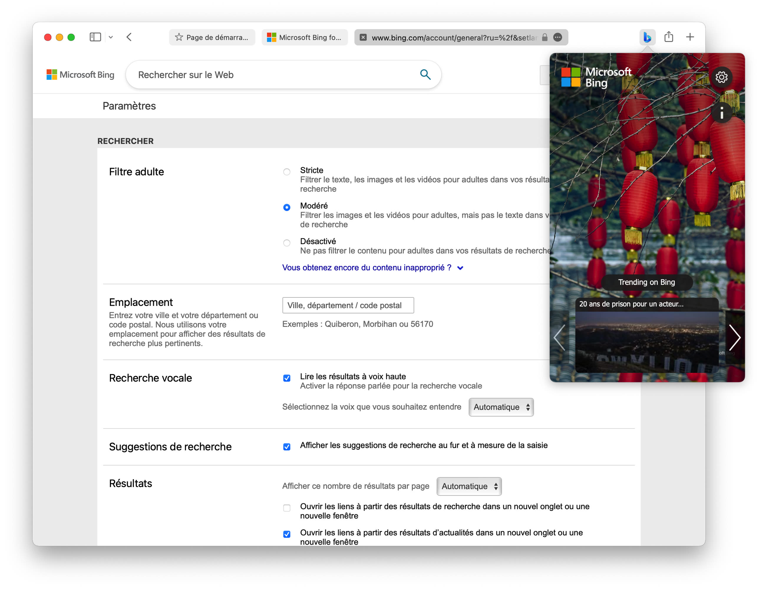Pour les fans de Microsoft, des extensions Bing sur Mac - MacGeneration