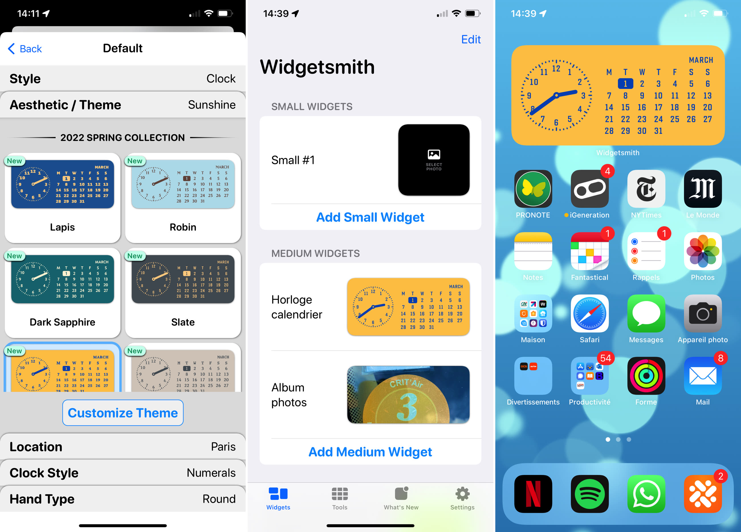 Widgetsmith 3 : des thèmes de saison et des widgets plus utiles ...