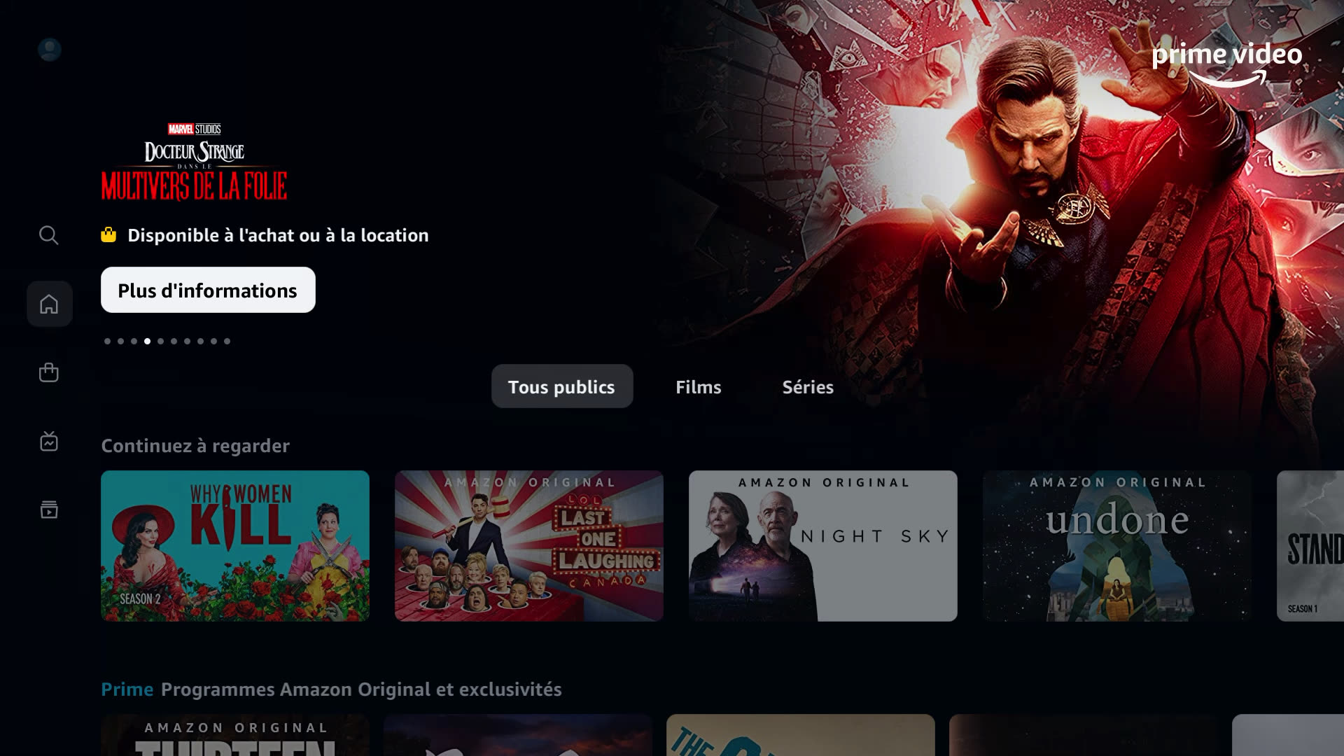 La nouvelle interface de Prime Video en cours de déploiement sur Apple ...