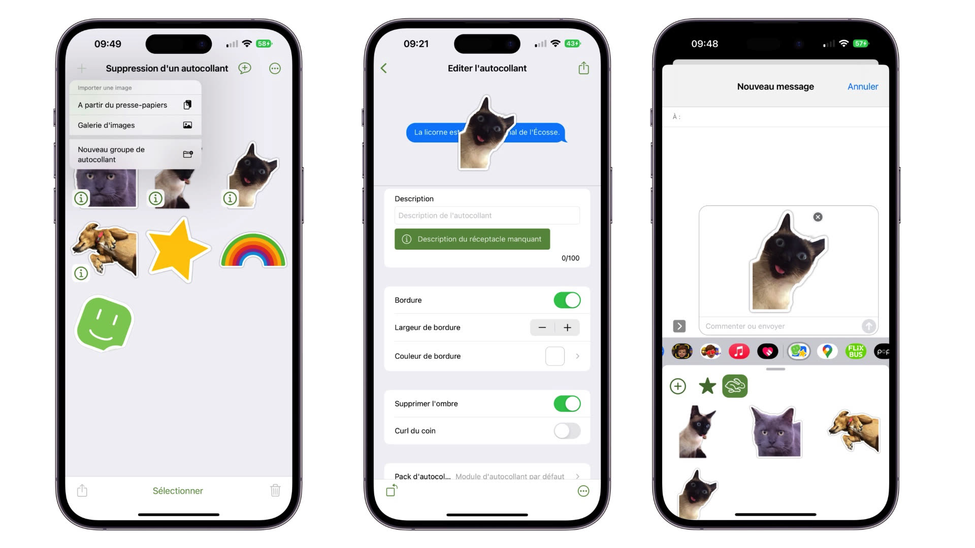 Sticker Drop permet de créer rapidement des autocollants pour Messages ...