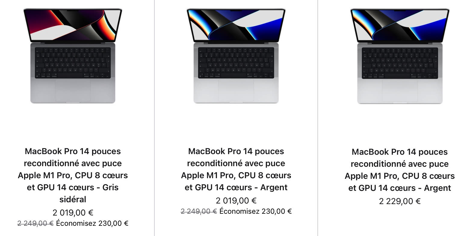 Promo : MacBook Pro M1 Pro à partir de 1 999 € (-250 €) - MacGeneration