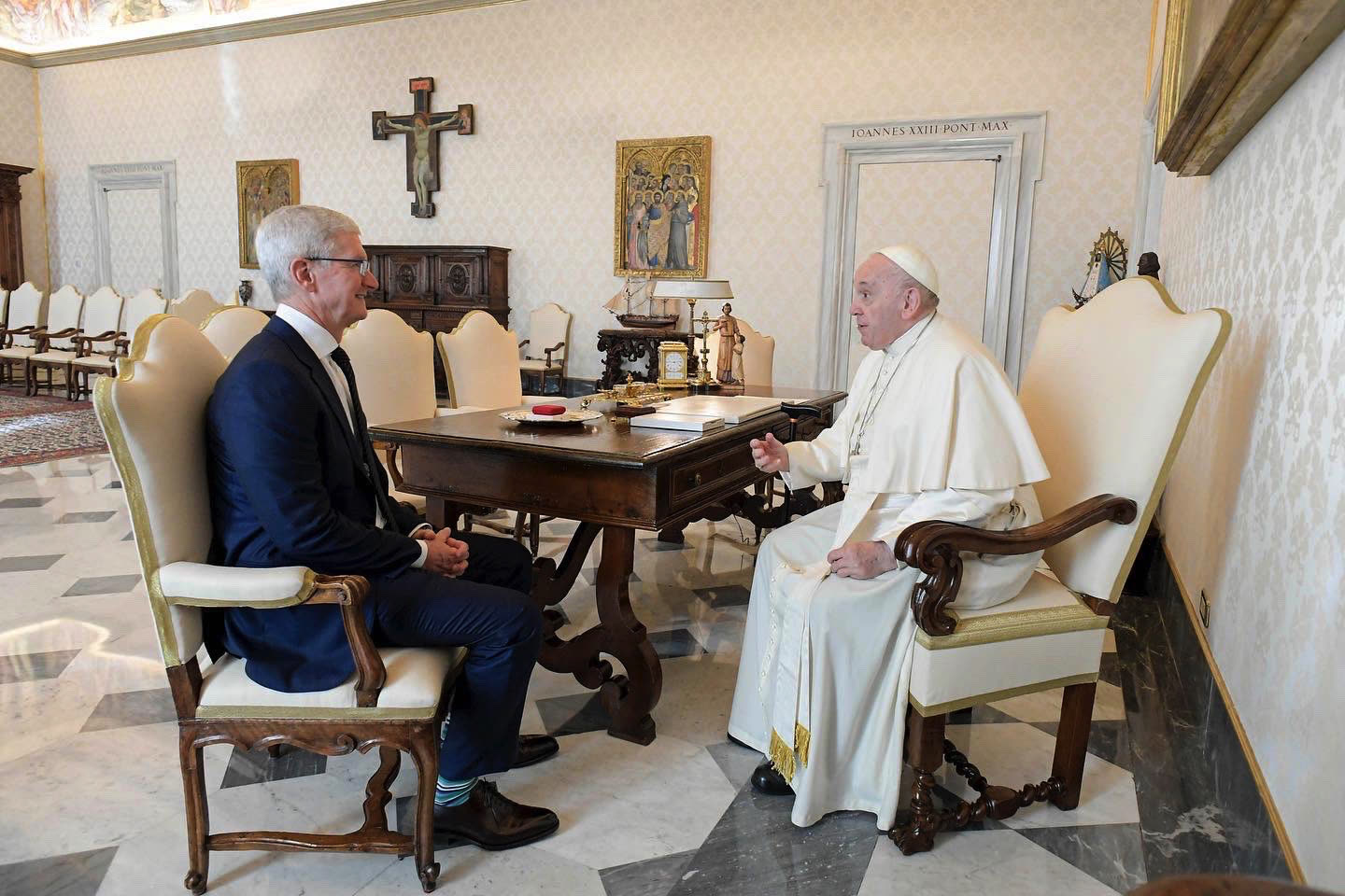 Deuxième rencontre entre Tim Cook et le pape François - MacGeneration