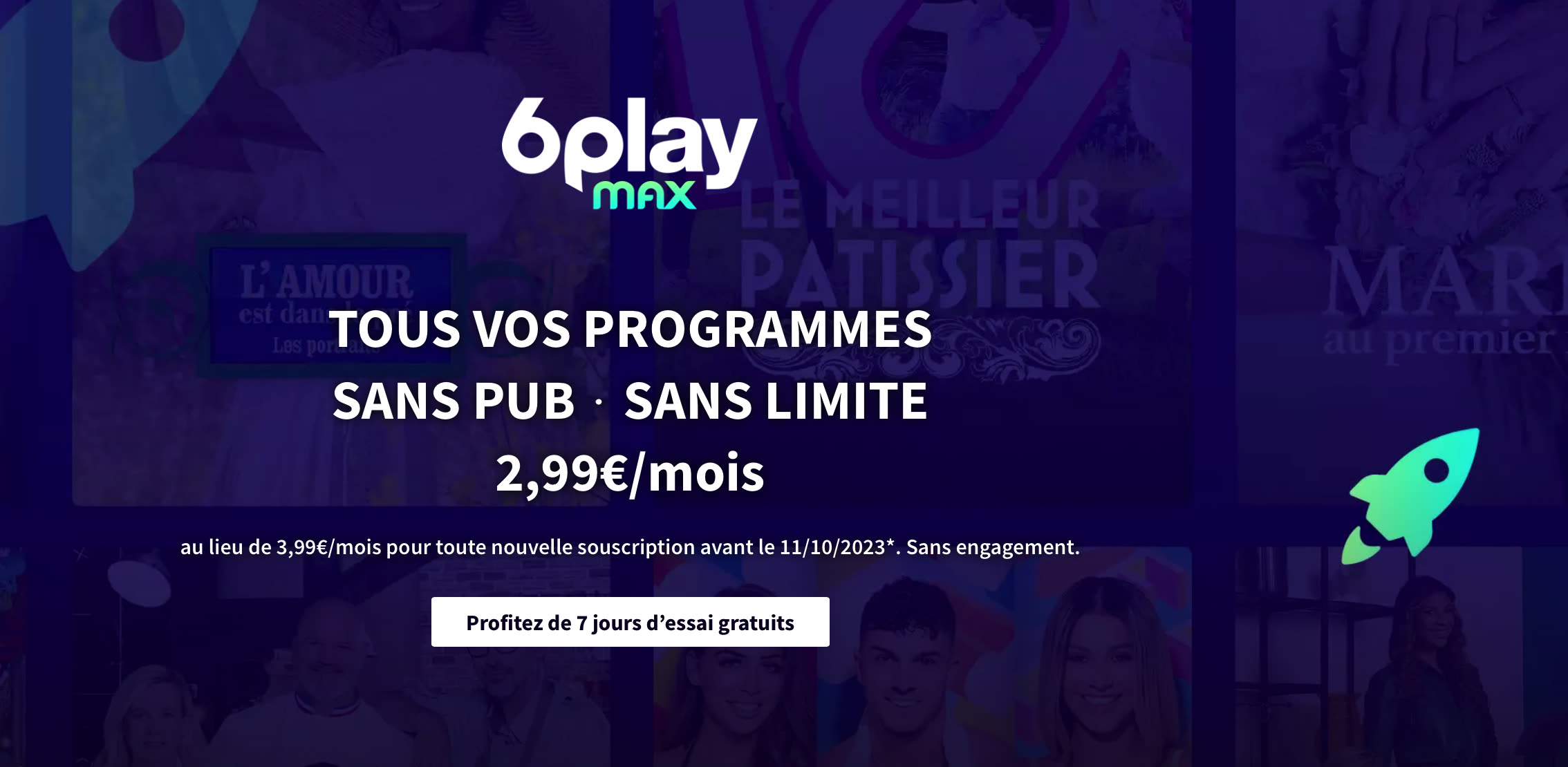 M6 lance son offre 6Play Max à 2,99 € par mois - iGeneration