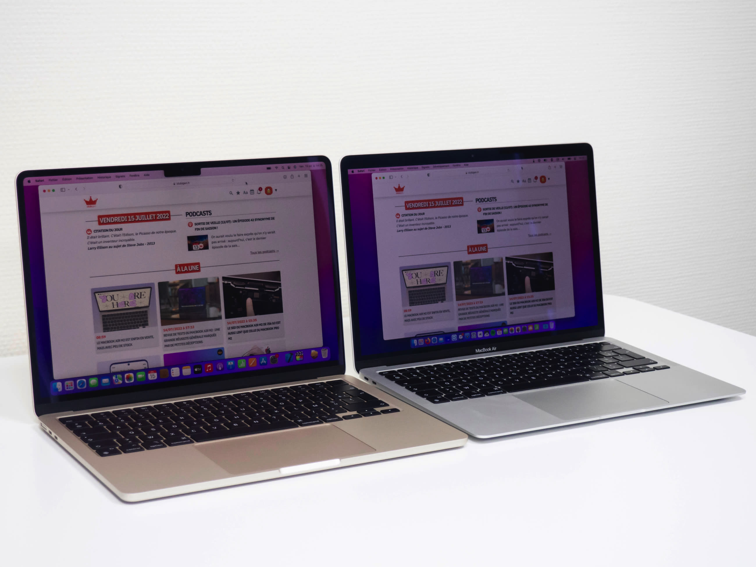 Les meilleurs prix : MacBook Air à partir de 999 €, MacBook Pro 14” à ...