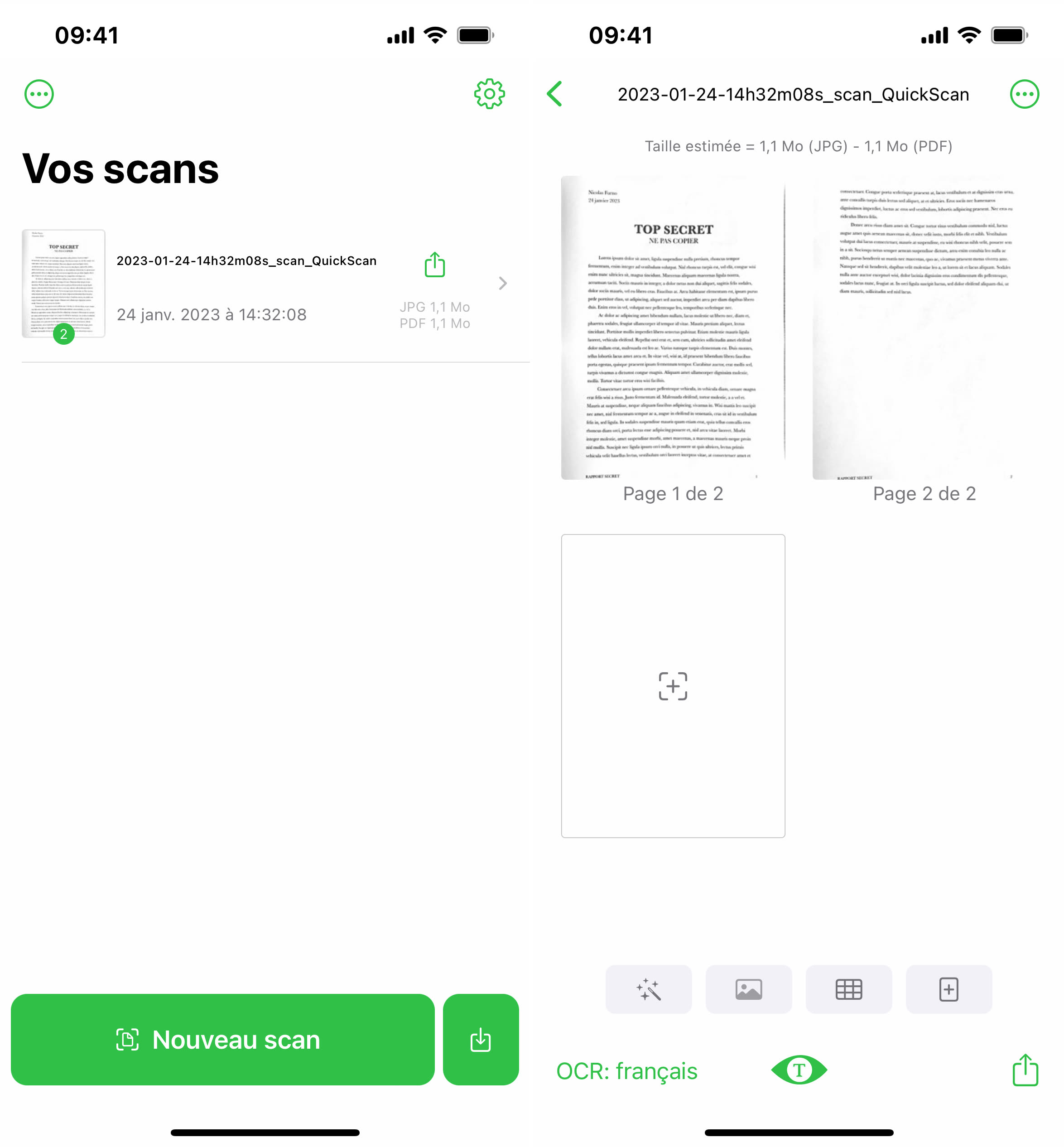 QuickScan, une app gratuite qui numérise les documents avec un iPhone ...