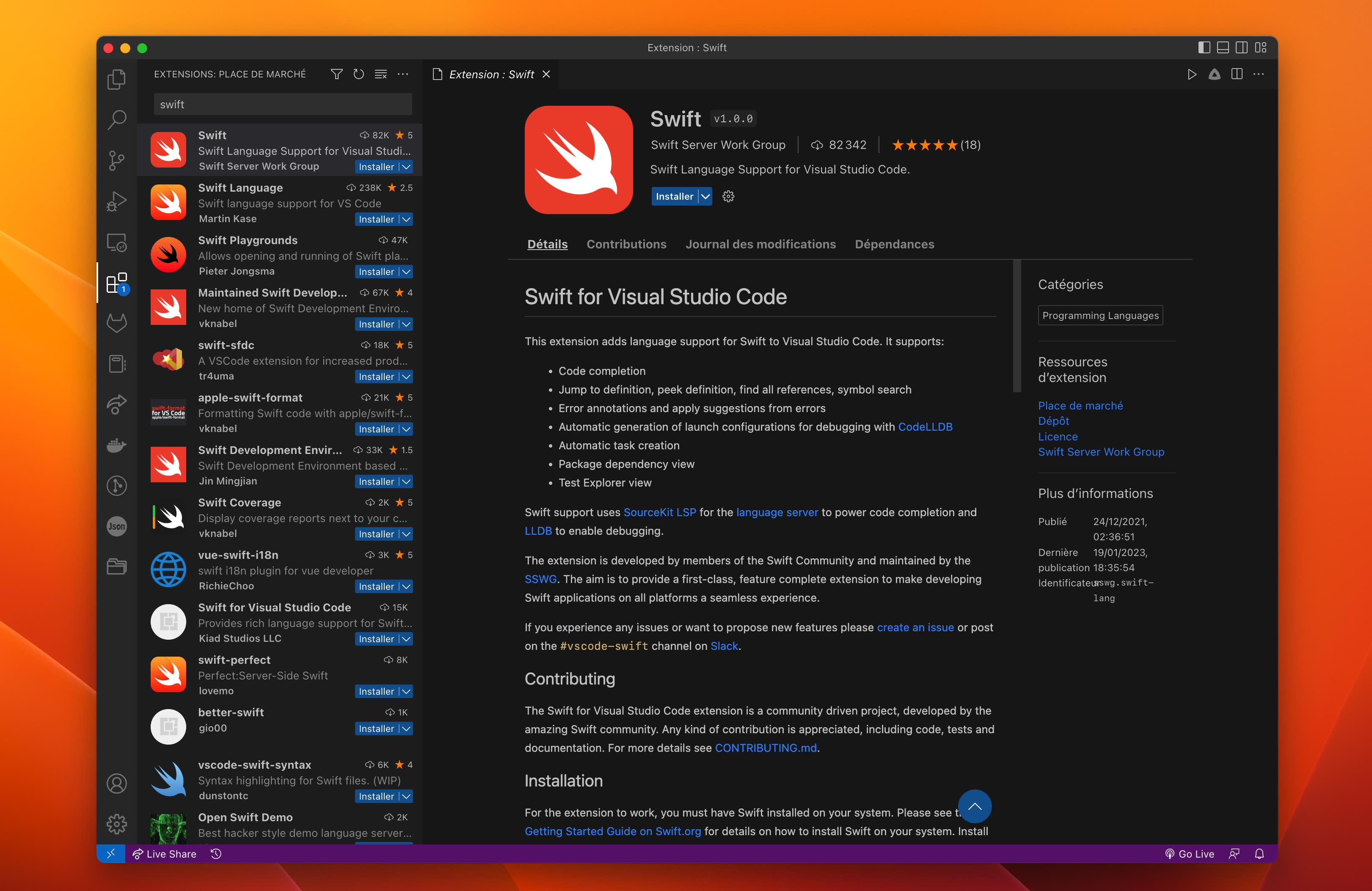 VSCode : une extension officielle pour Swift a été finalisée - MacGeneration