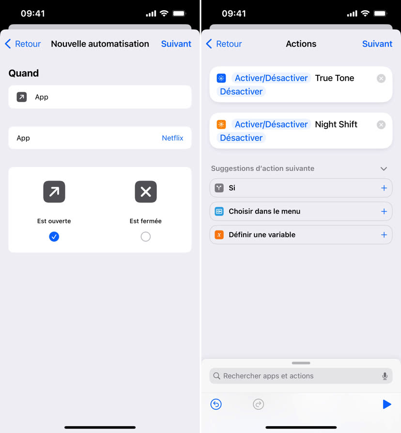 Raccourcis automatise toujours plus de réglages sous iOS 16.4 et macOS ...