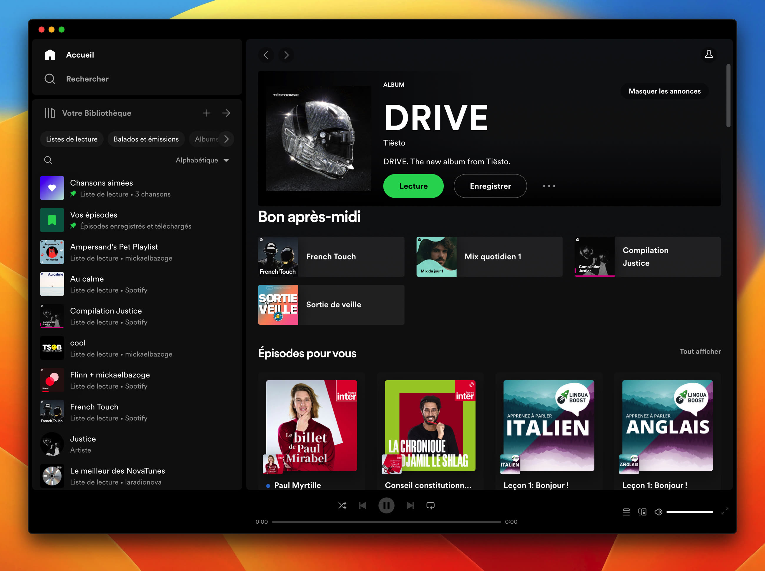 L'app Spotify sur Mac et Windows ouvre une nouvelle barre - MacGeneration