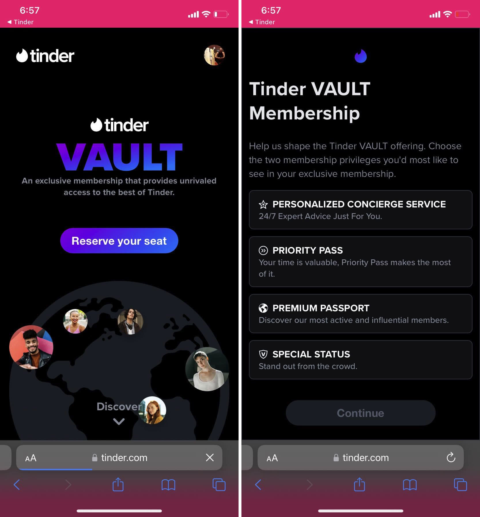 Tinder envisage un abonnement ultra-premium à 500 $ par mois - iGeneration