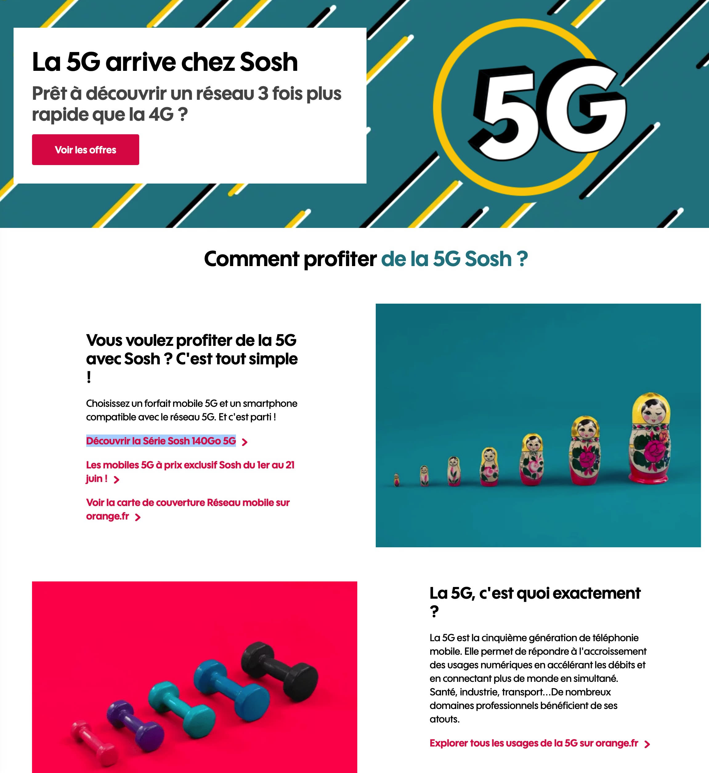 Sosh lance sa 5G à 20,99 € pour 140 Go - iGeneration