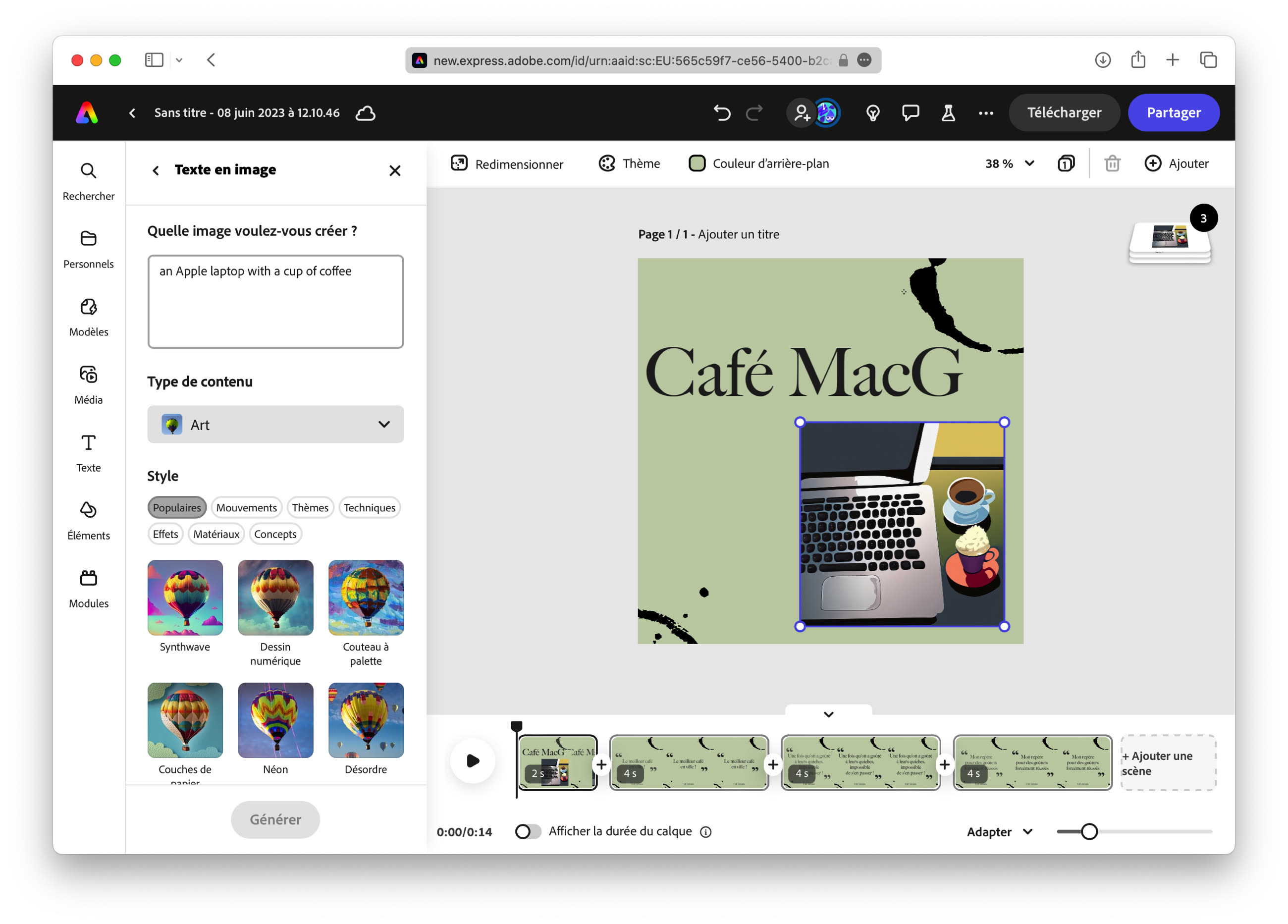 Adobe Express se met à la page de l'IA générative avec Firefly ...