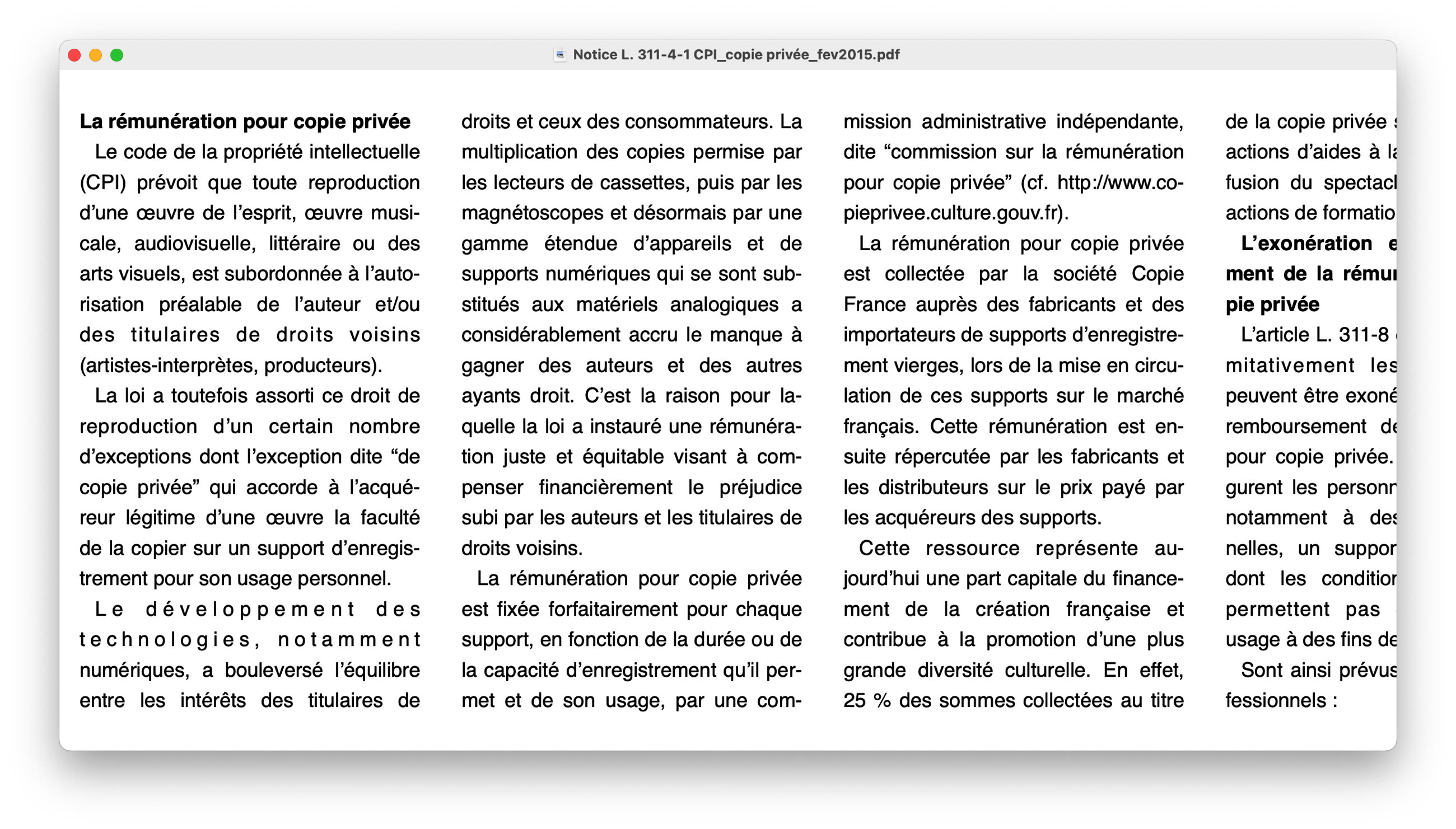 Tofu : un utilitaire pour lire du texte en colonnes, comme dans les ...