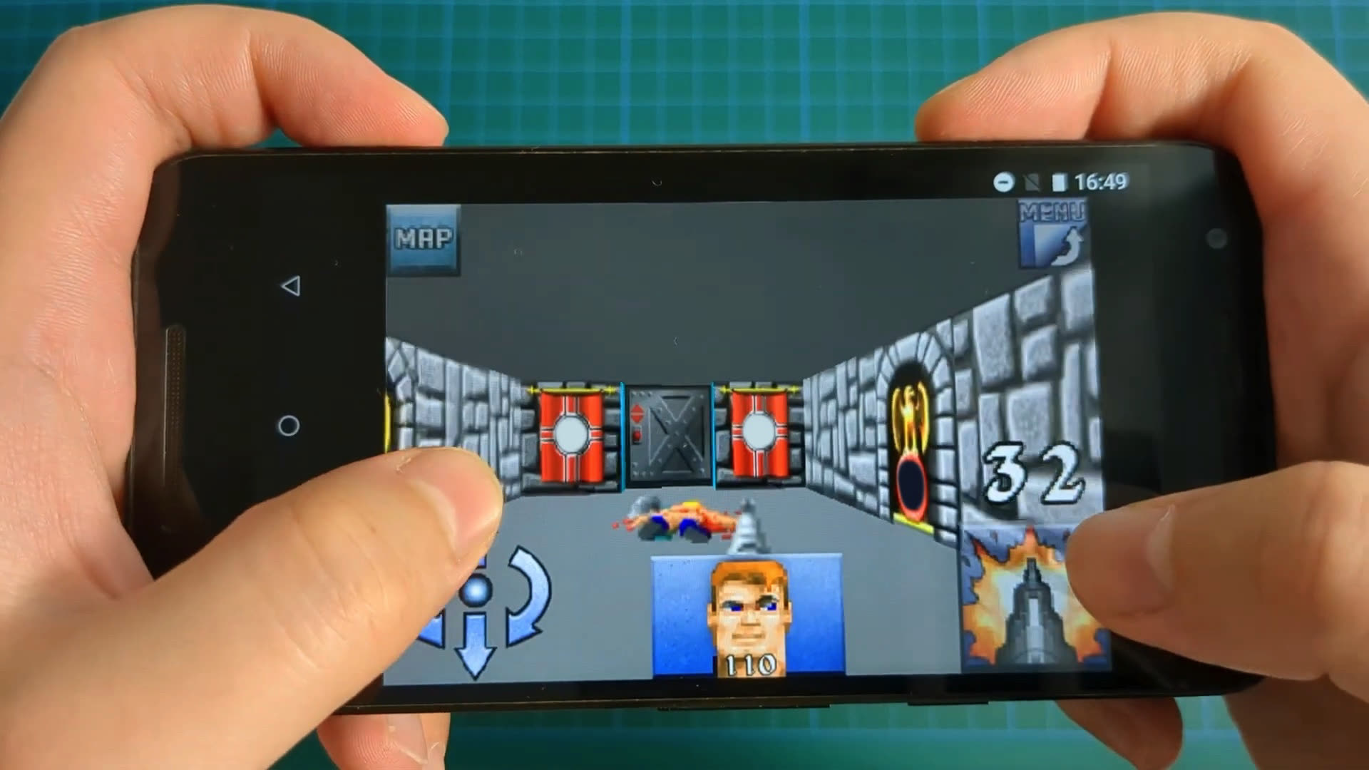 Une version iPhone de Doom fonctionne sur un smartphone Android dans un ...