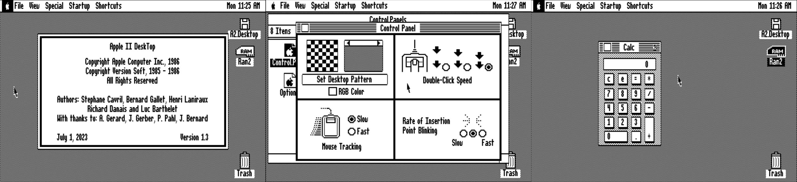 L'interface graphique Apple II DeskTop passe en version 1.3 - MacGeneration