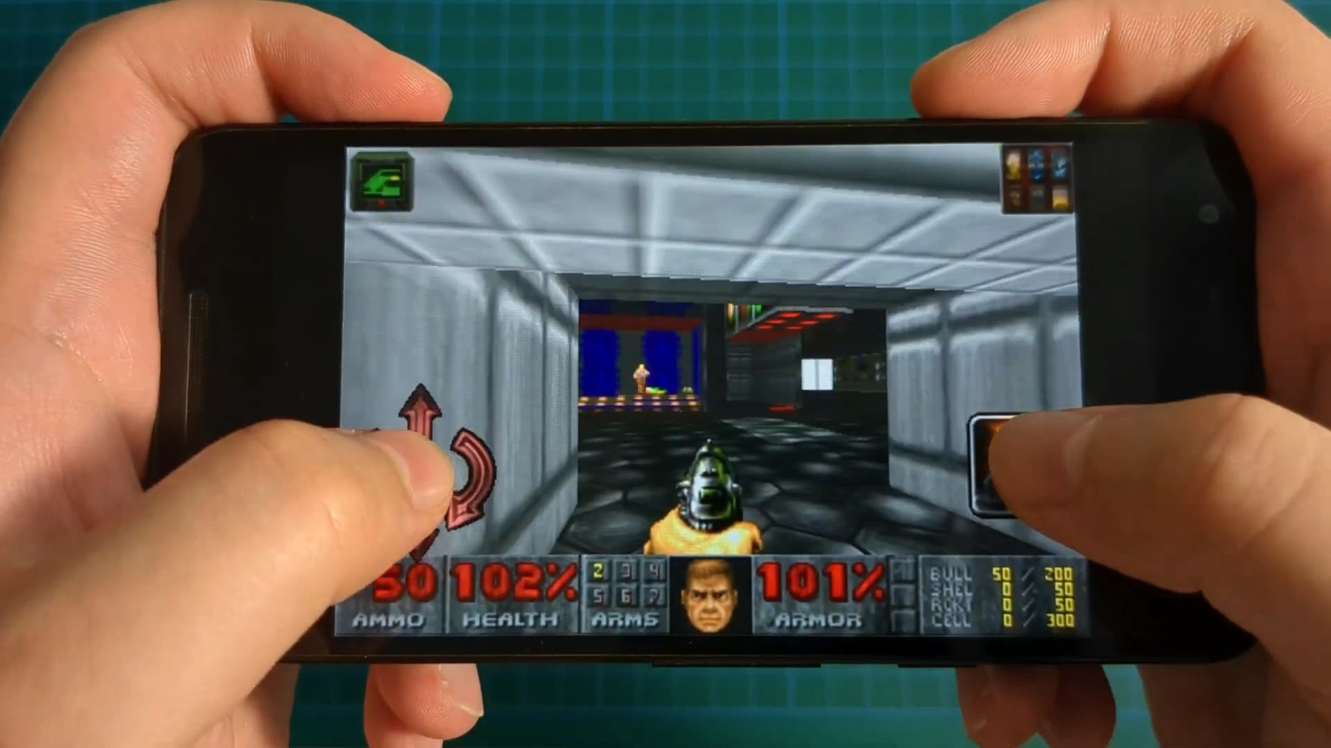 Une version iPhone de Doom fonctionne sur un smartphone Android dans un ...