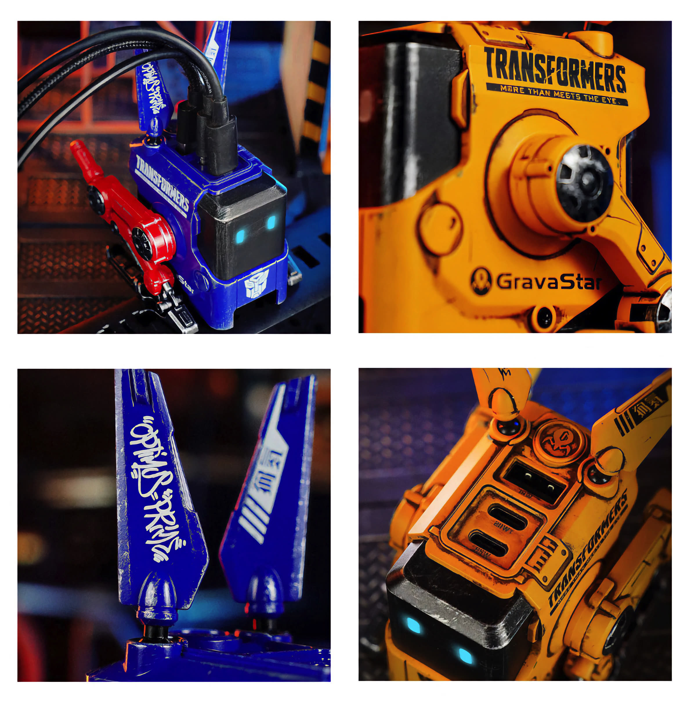 Des chargeurs USB-C aux couleurs des Transformers - iGeneration