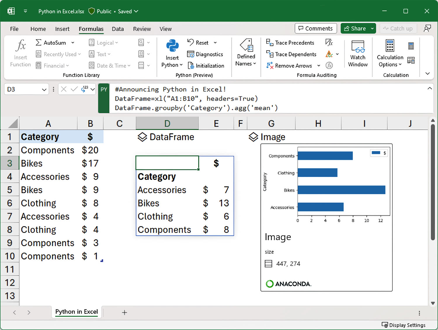 Excel accueille Python pour les besoins les plus avancés - MacGeneration