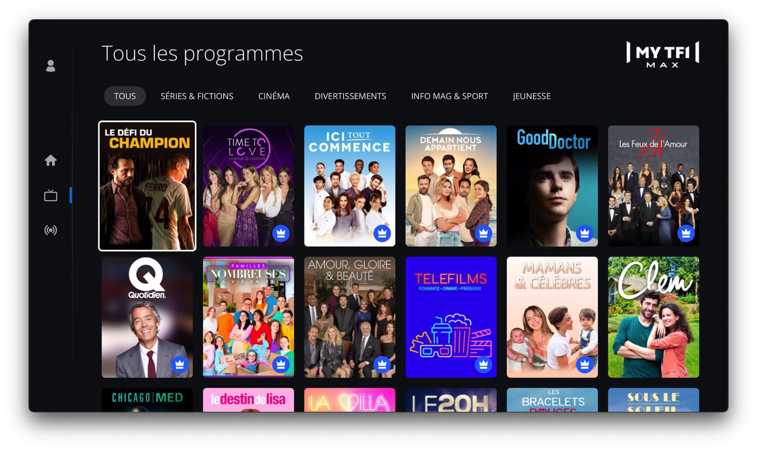 TF1 distribue son application MYTF1 sur Apple TV et fait payer ses ...