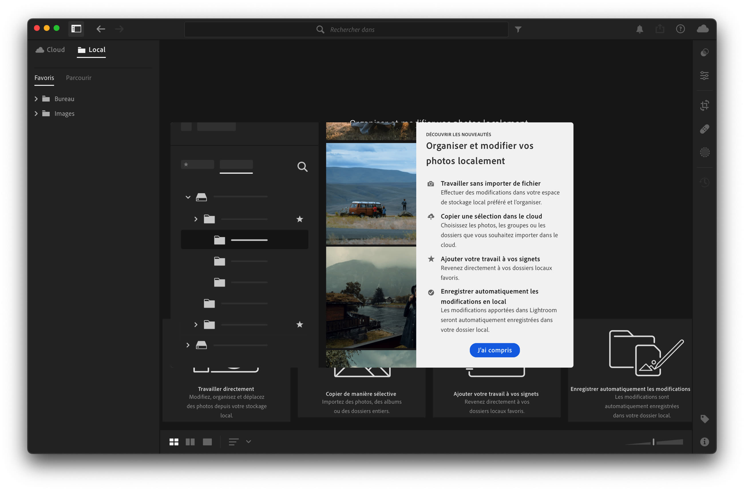 Lightroom « cloud » prend son indépendance du cloud - MacGeneration