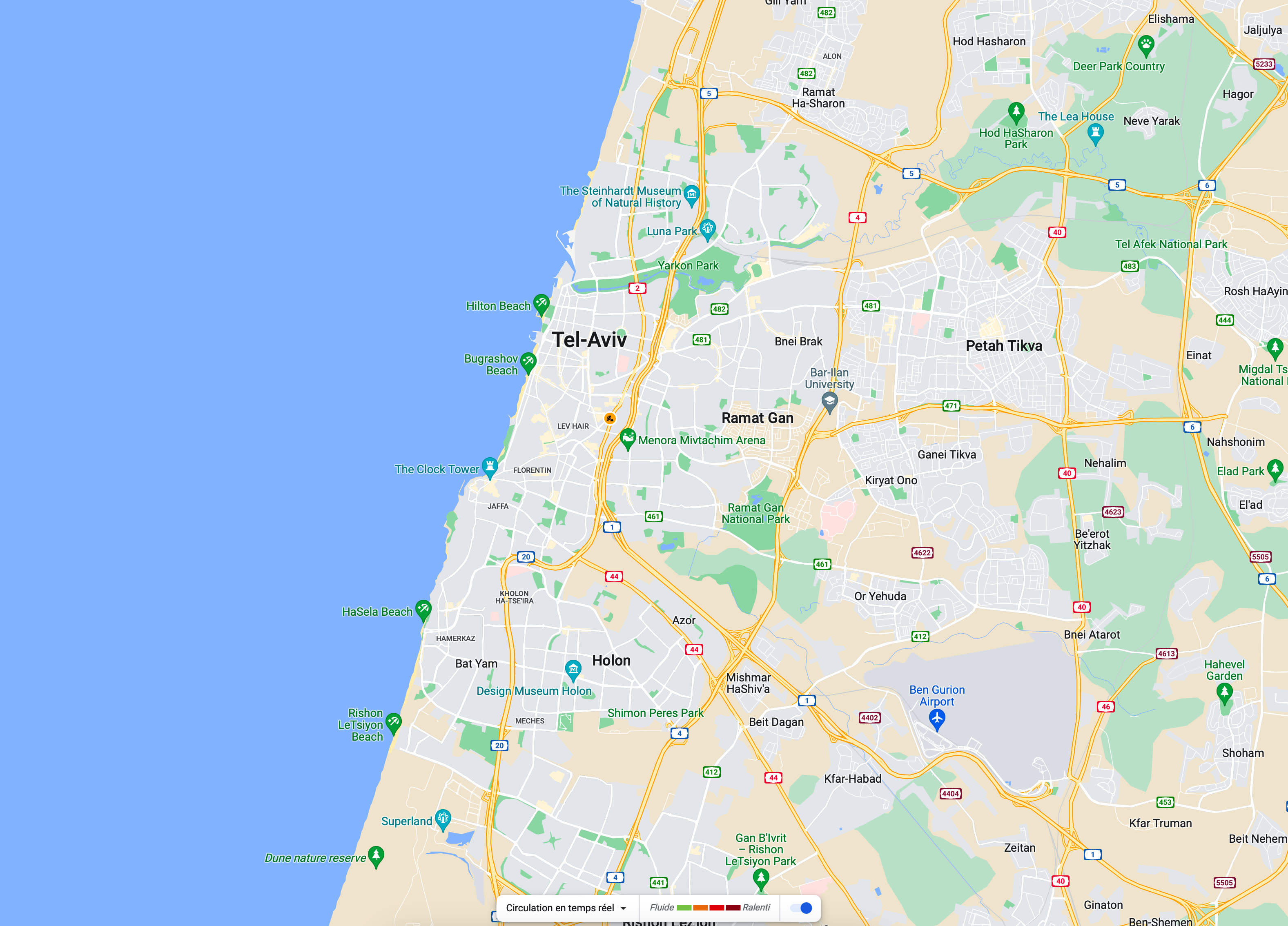 Comme en Ukraine, Google Maps et Waze masquent les données trafic en ...