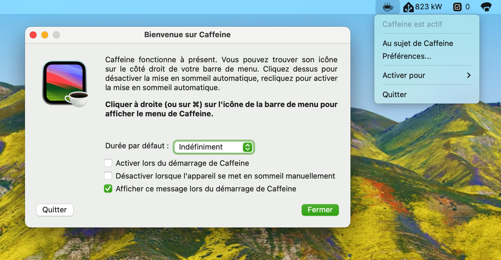 Caffeine de retour pour empêcher les Mac de se mettre en veille ...